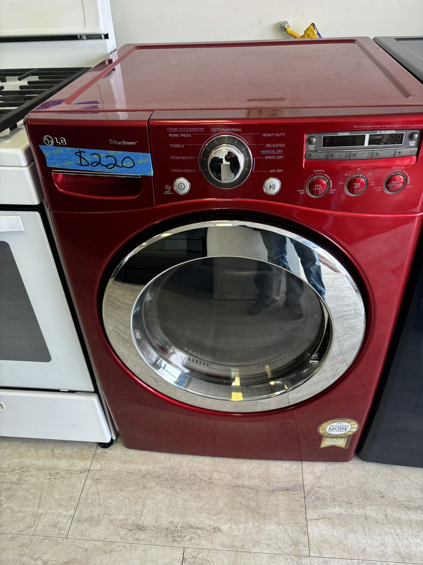 LG Red Front Load Gas Dryer for Sale in Chicago, IL - OfferUp
