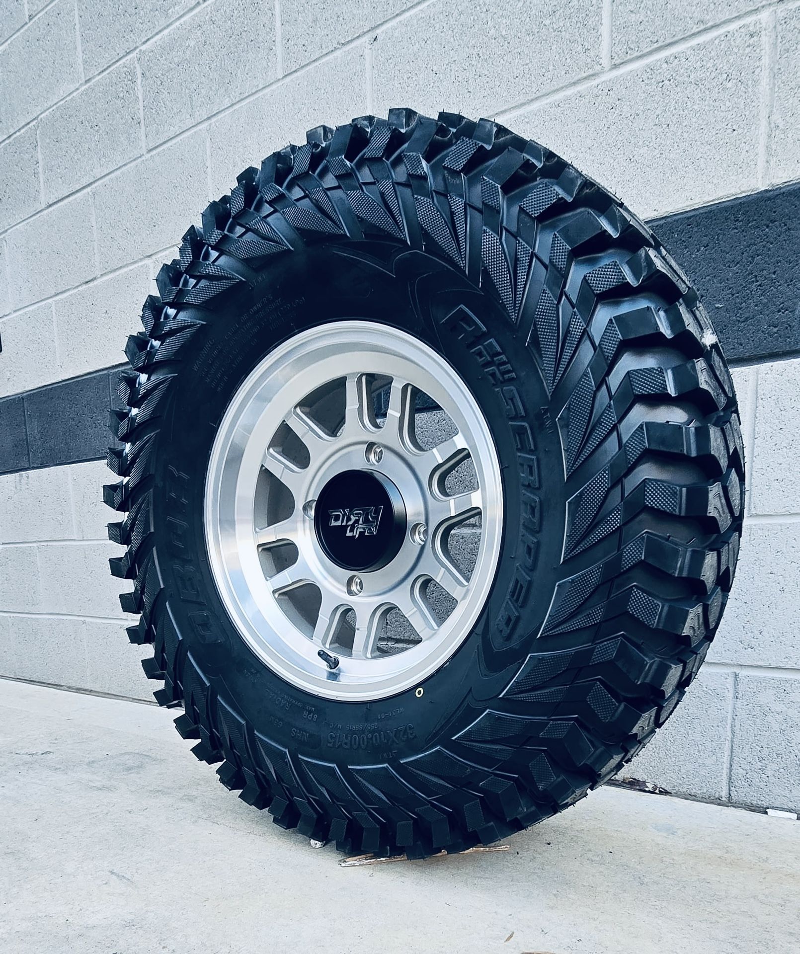 RZR & Kawasaki New: 15x7 4x156 machine Wheels & 32x10-15 OBOR Rocsraper ...