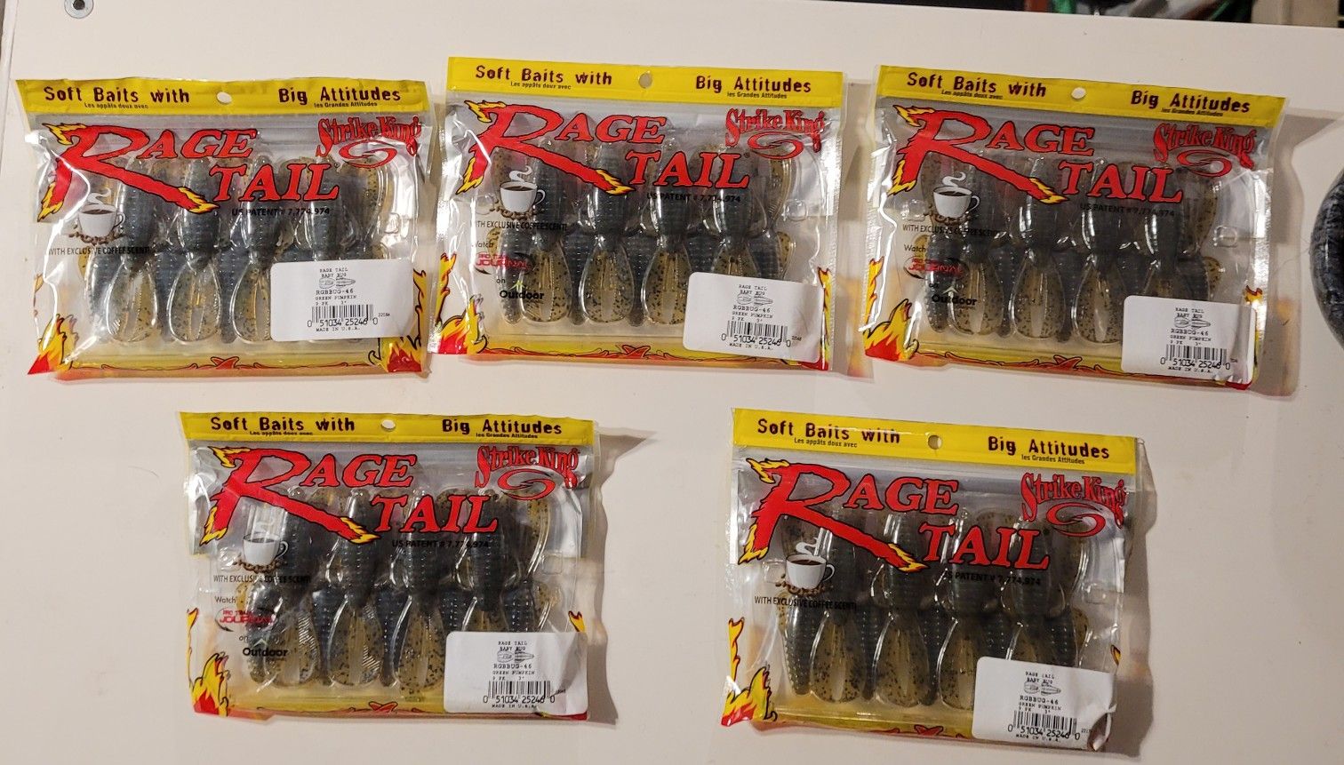 Strike King 3" Rage Tail Baby Bug Bundle -10 Items for Sale in Staten ...