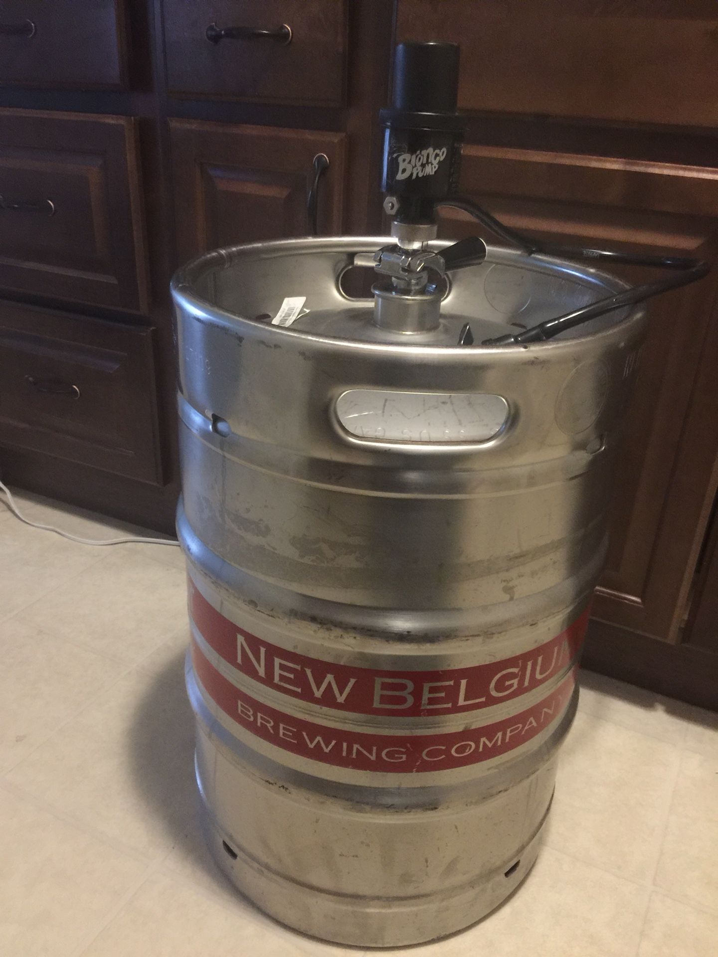 New Belgium 16 gallon Keg with air release tap for Sale in Colorado ...