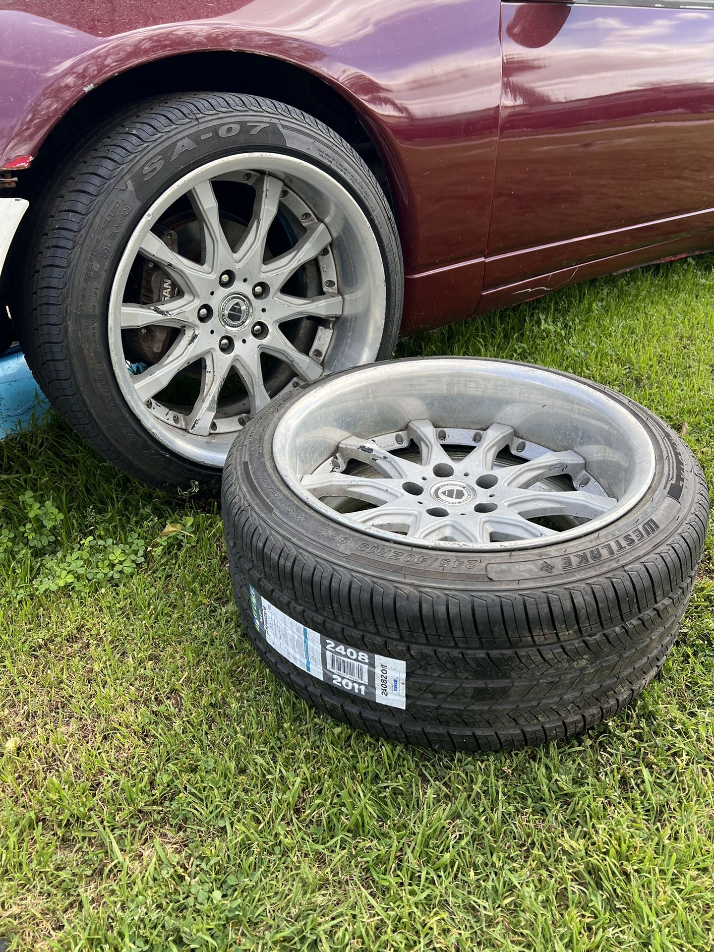 18 inch Work Wheels for Sale in Highland, CA - OfferUp