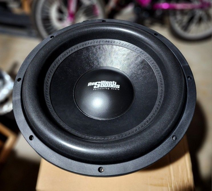 15 inch resilient sounds platinum subwoofer dual 2 ohm 2000 watts RMS ...