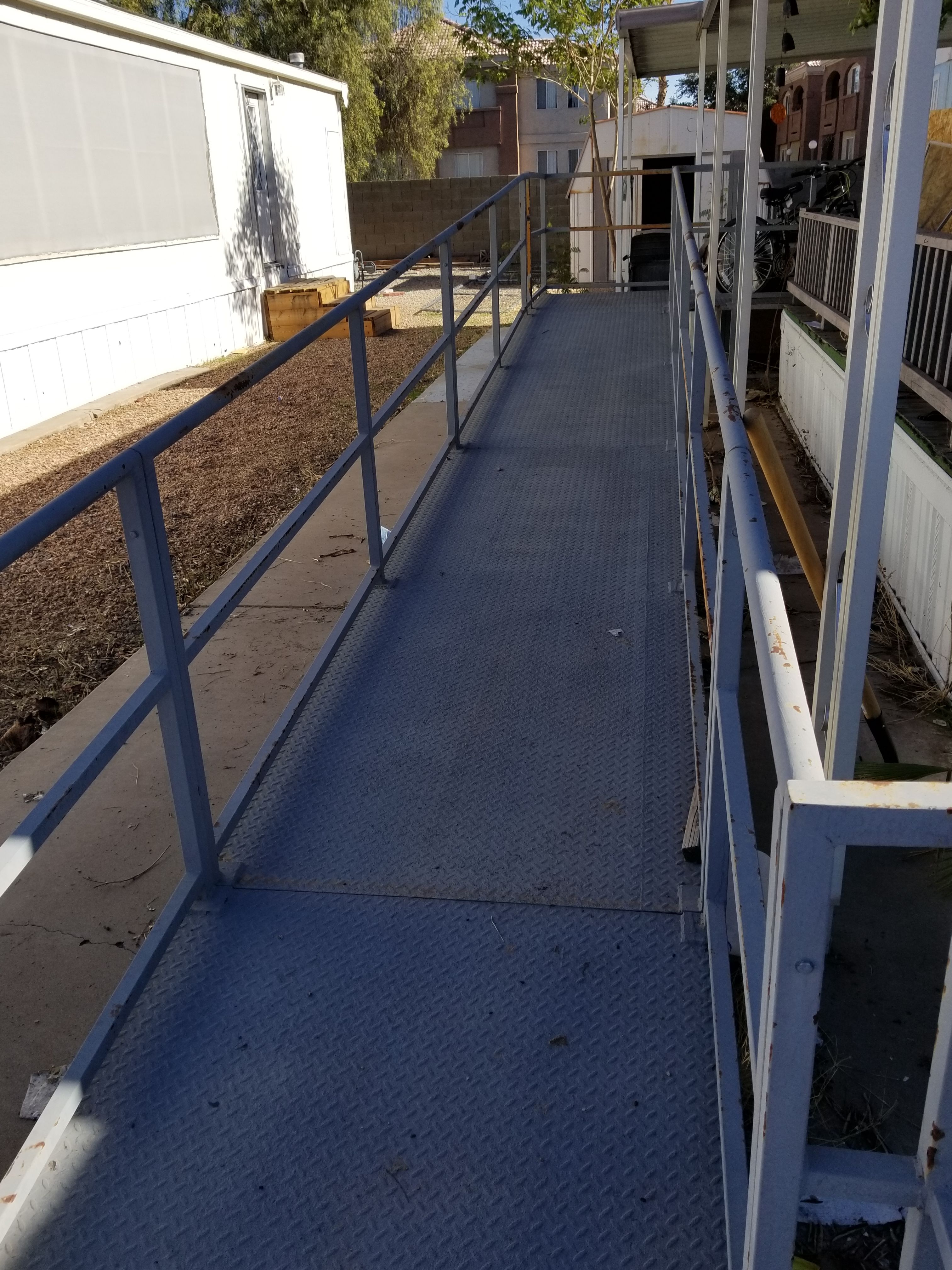 50 ft wheelchair ramp, 13 foot entrance ramp, & 2 foot doorway ramp for ...
