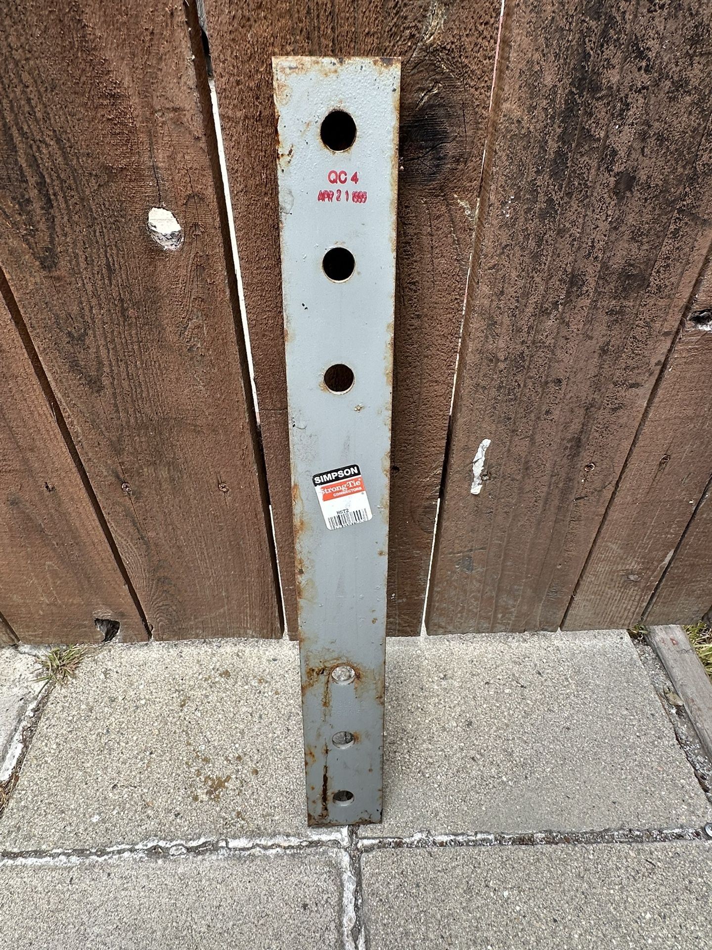Simpson Strong-Tie HST2 Heavy Strap Tie Connector for Sale in Glendale ...