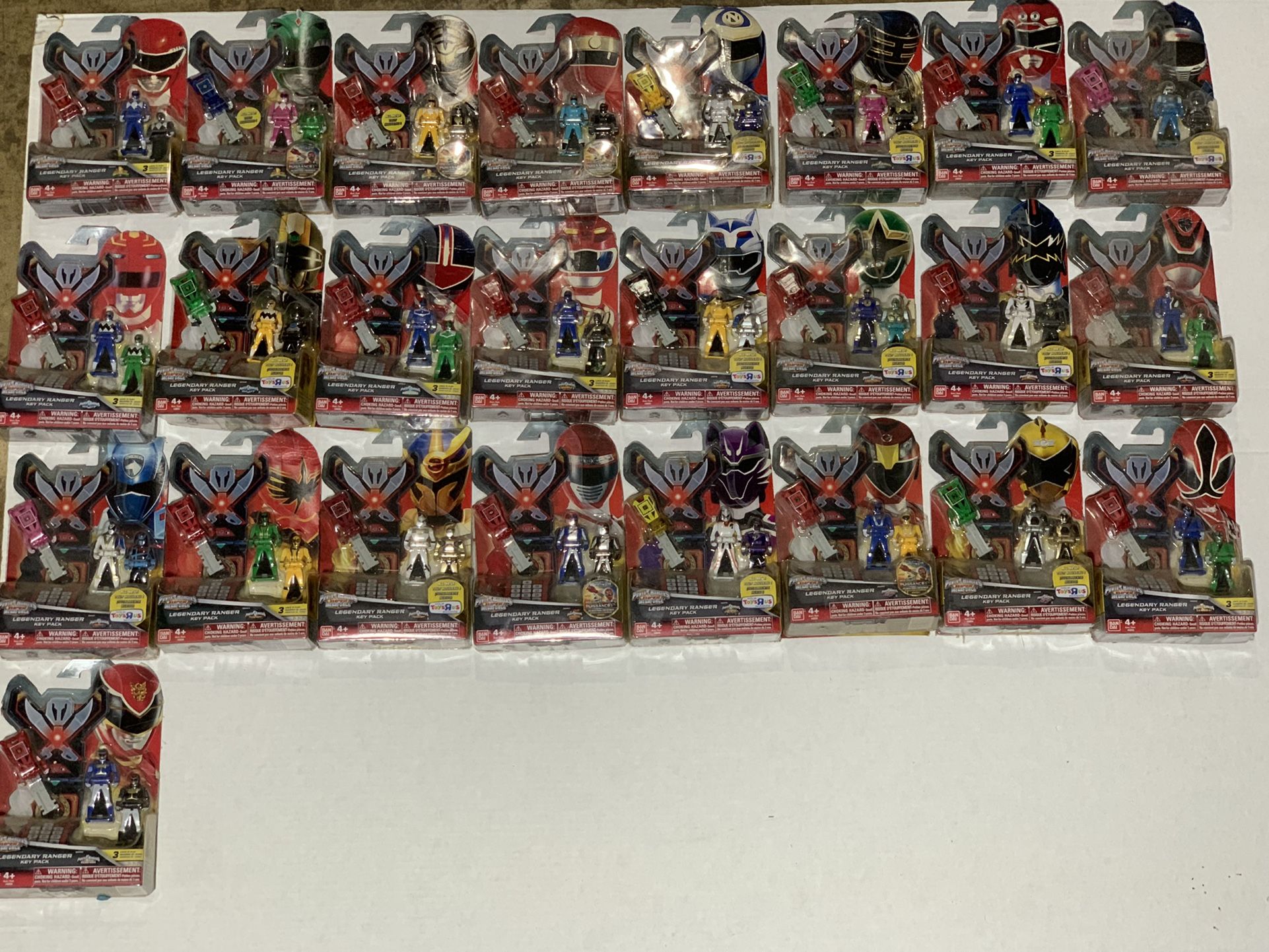 Power Rangers Super Megaforce Key Packs