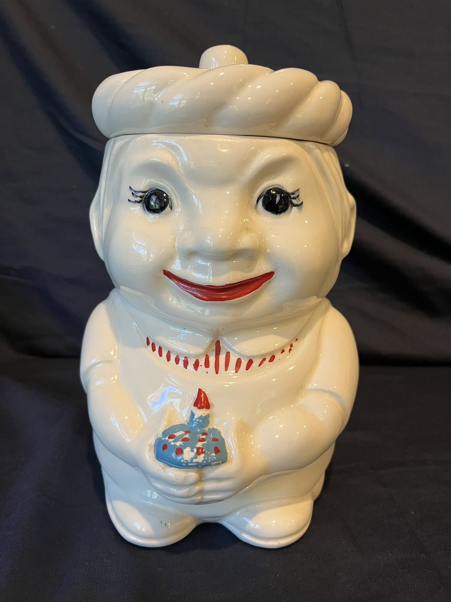 Vintage Baker Doughboy Cookie Jar Handpainted for Sale in Newtown ...