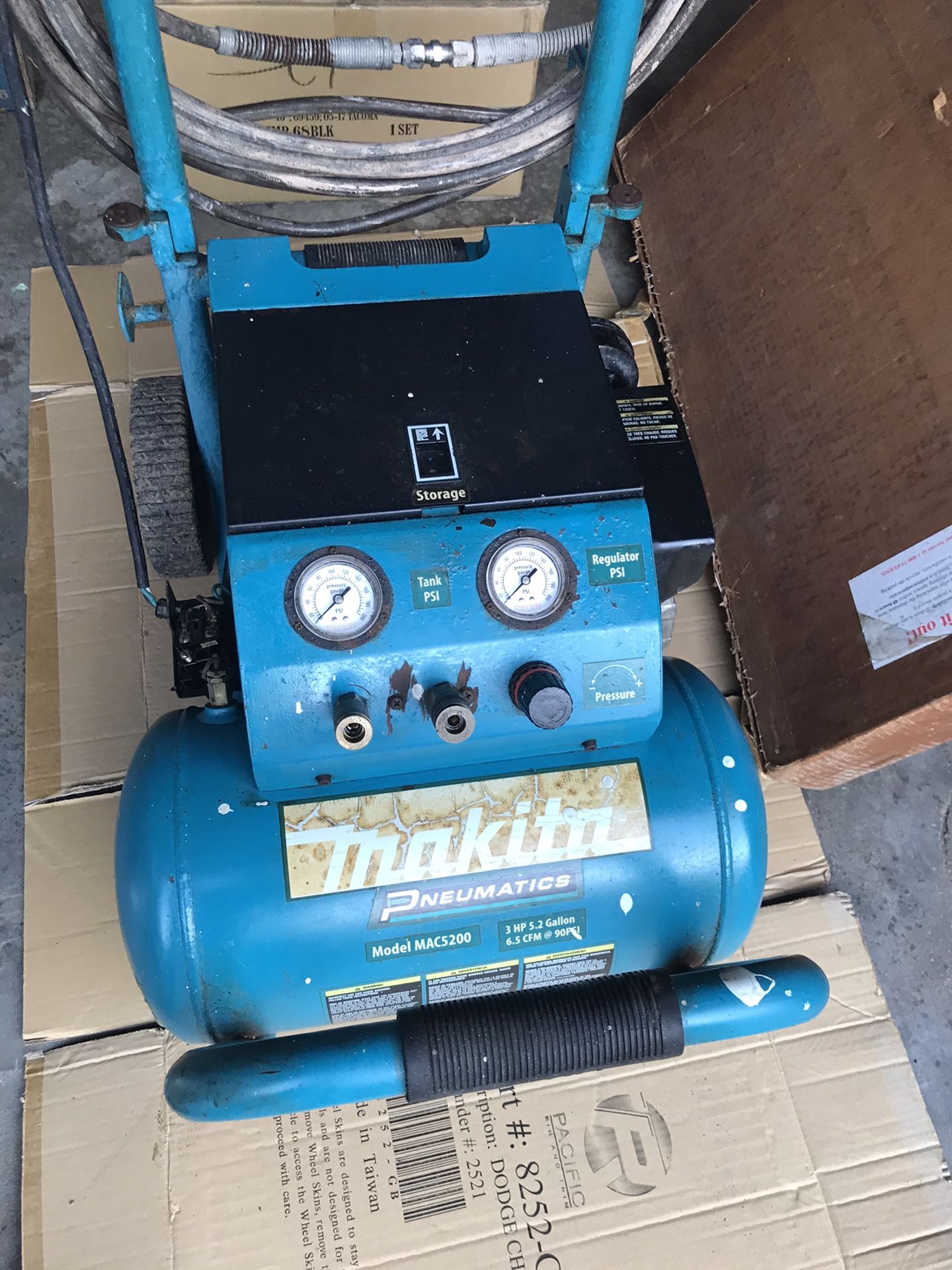 Makita MAC5200 Three HP 5.2 Gal Air Compressor for Sale in Raleigh, NC ...