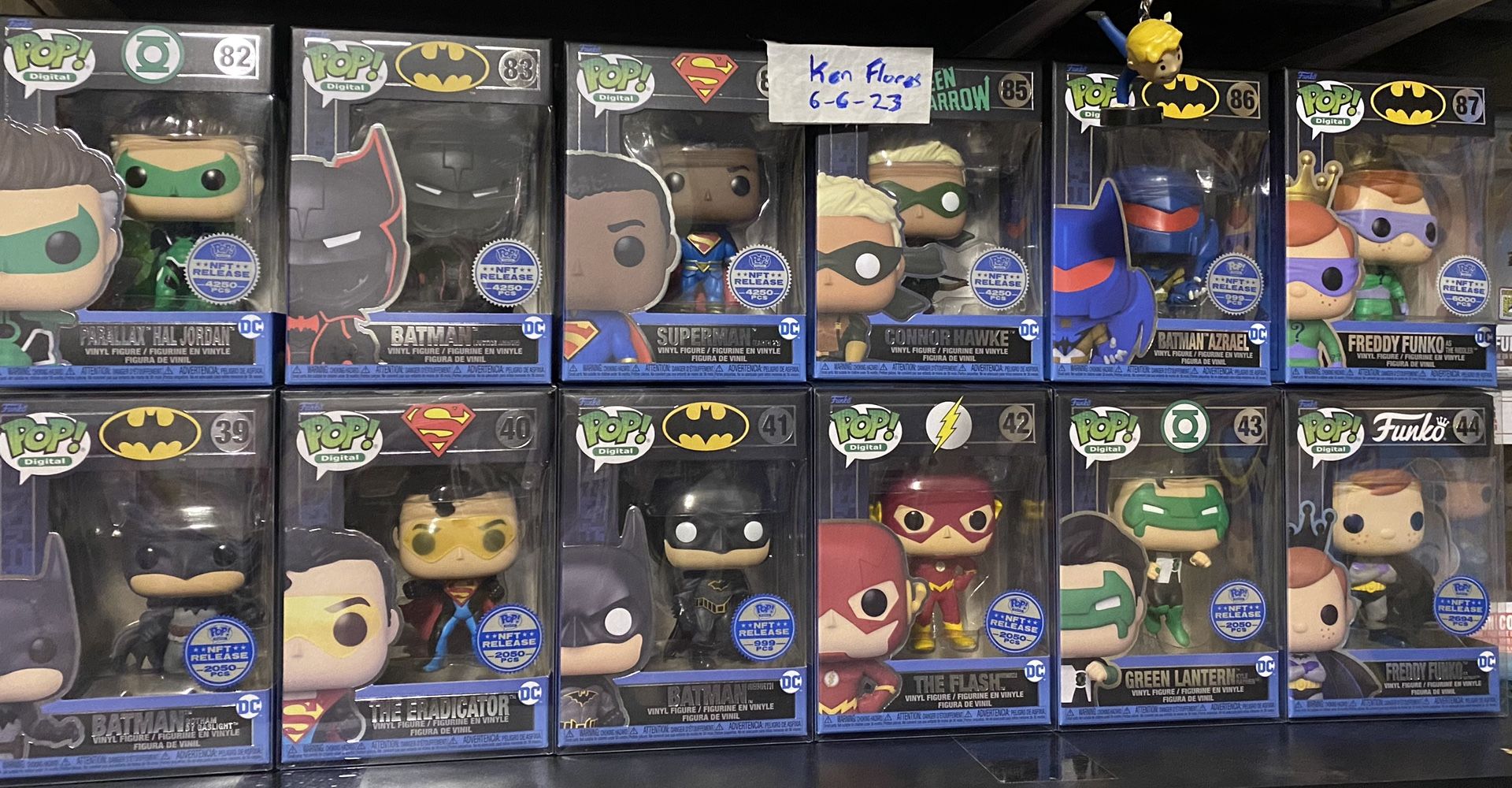 Funko Pop Dc Series 1 & 2 Full Master Set Batman Rebirth / Azrael ..etc ...