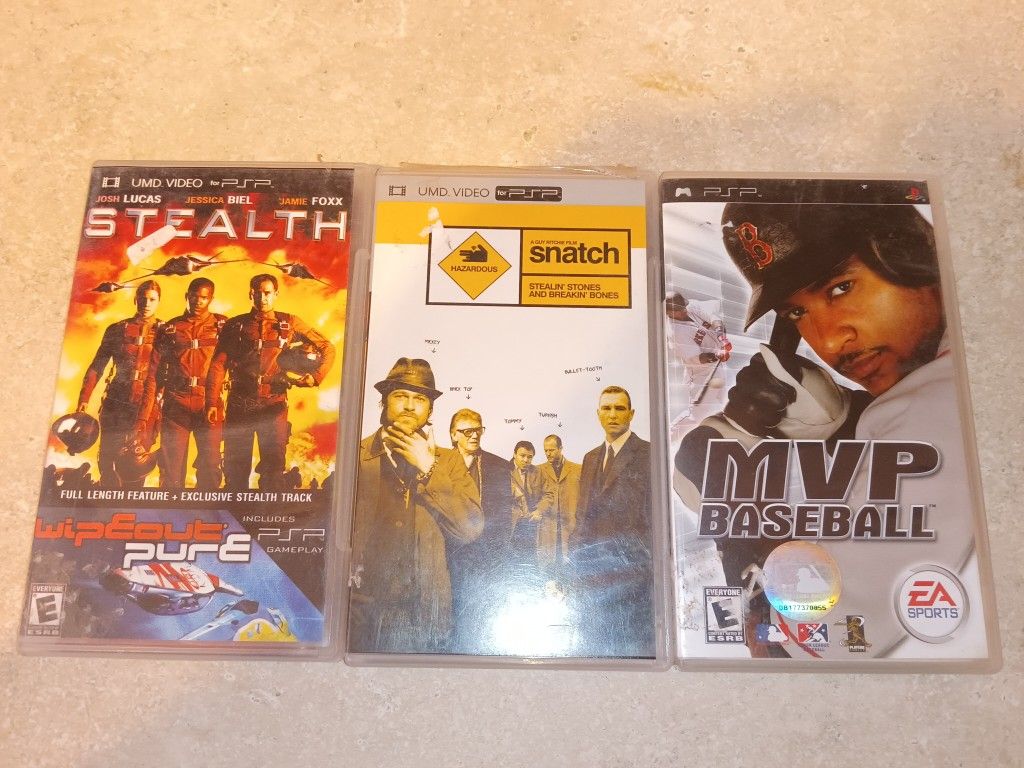 3 PSP Movies/Game for Sale in Wittmann, AZ - OfferUp