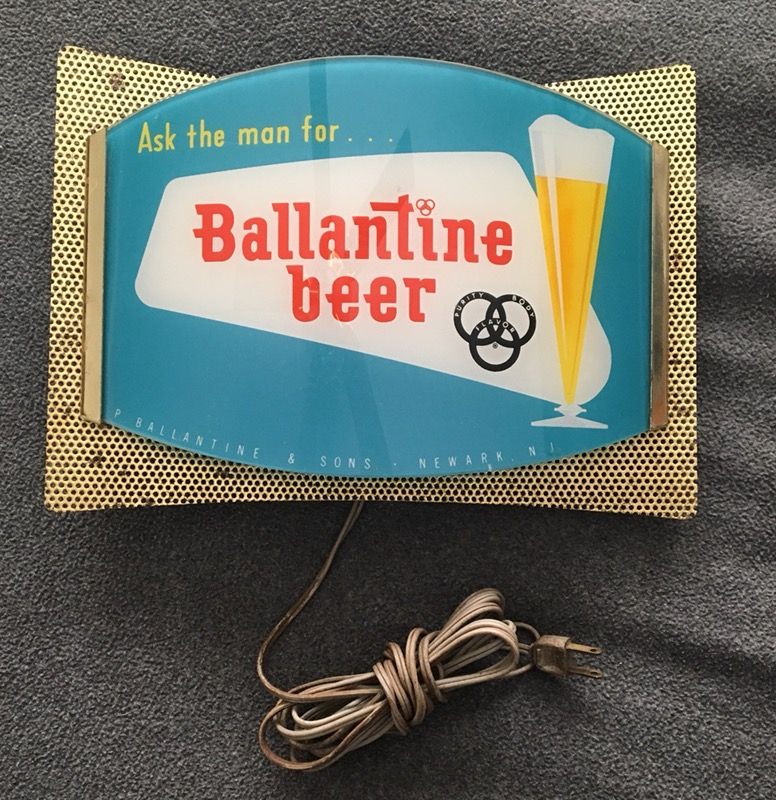 VINTAGE BALLANTINE BEER LIGHT UP SIGN for Sale in Union Beach, NJ - OfferUp