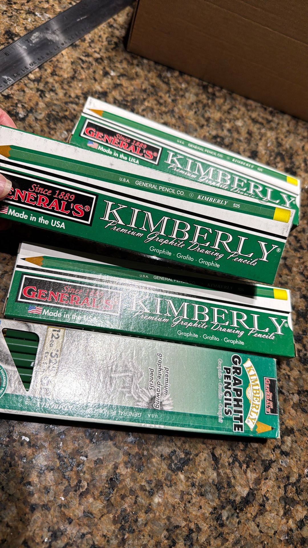 Four boxes of Kimberly premium graphite, drawing pencils for Sale in ...
