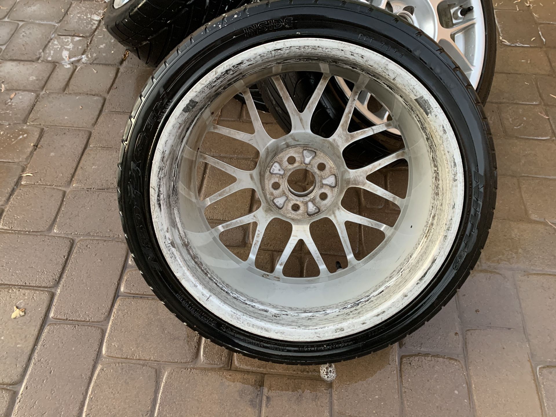 18x7.5 BBS RC 5x100 ET38 OEM VW MK4 GLI Wheels for Sale in Goodyear, AZ ...