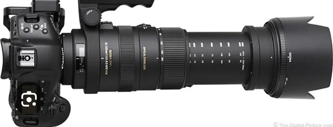 Sigma 50-500mm f/4.5-6.3 APO DG OS HSM SLD Ultra Telephoto Zoom Lens ...