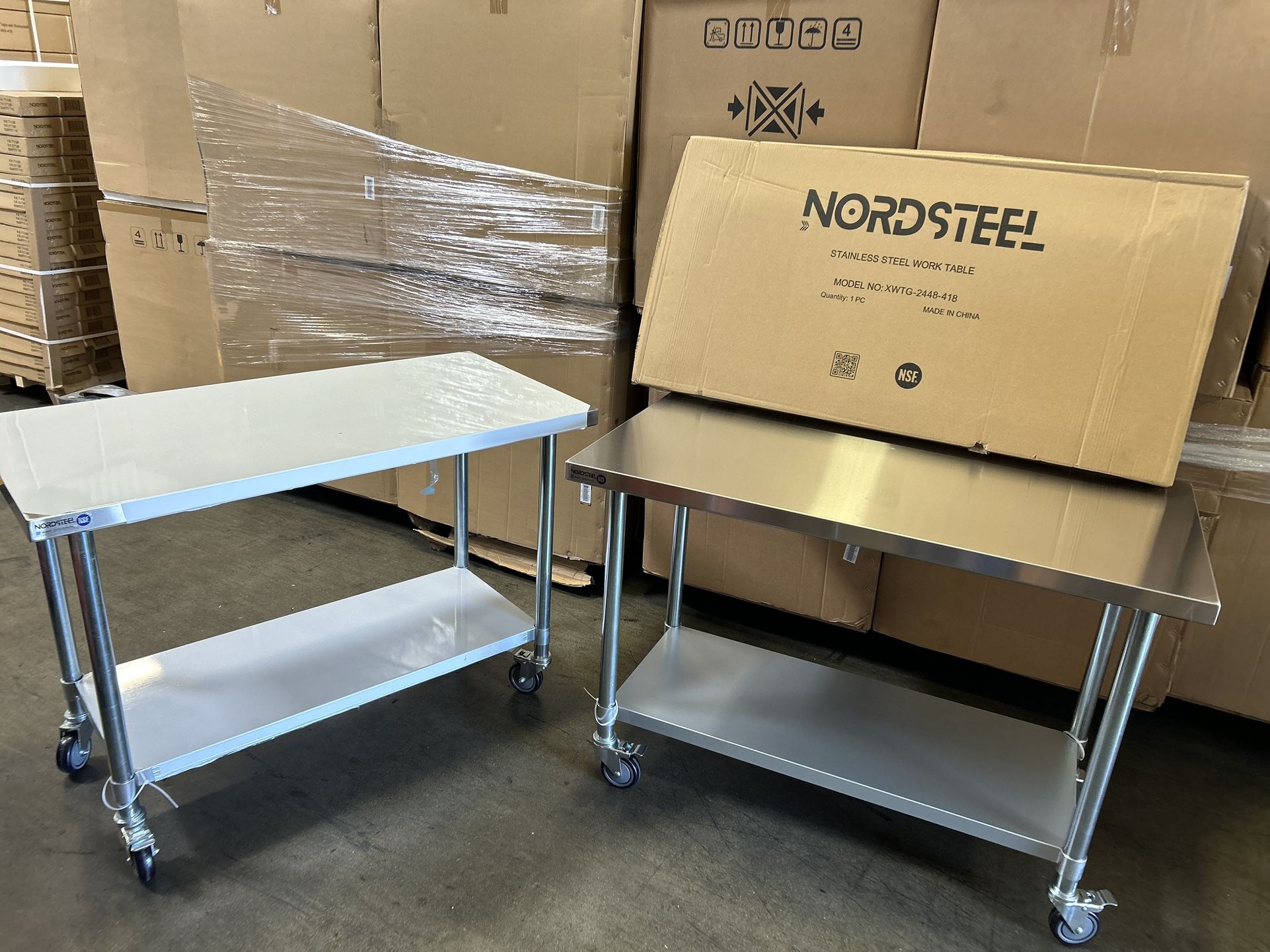 Brand New Stainless Steel Prep Tables Work Tables for Sale in Hawthorne ...