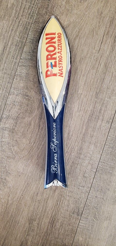 Vintage Beer Tap Handle Peroni Birra Lupeeiore Draft Nastro Azzurro 12 ...