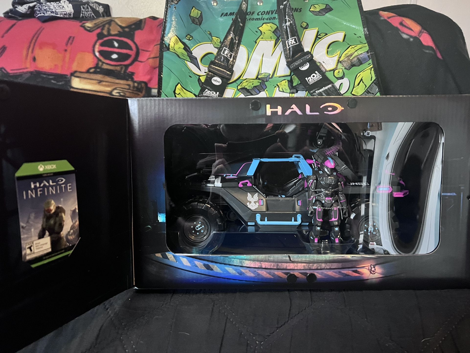SDCC 2023 Exclusive Jazwares Halo Infinite Warthog (Neon Superfly ...
