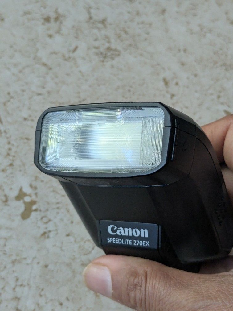 Canon Brand Speedlite 270EX Flash for Canon Digital SLR Cameras. Soft ...