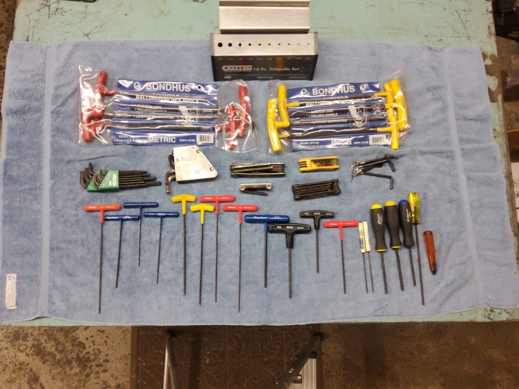 Bondhus, Blue Point, Eklund, Vaco Allen Wrench Assortment for Sale in ...