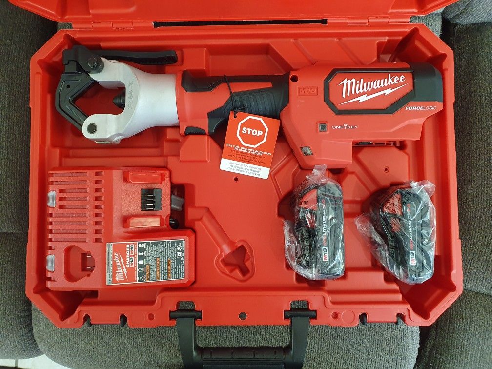 Milwaukee M18 Force Logic 750 Dieless Crimping Kit 2877-22 NIB for Sale ...