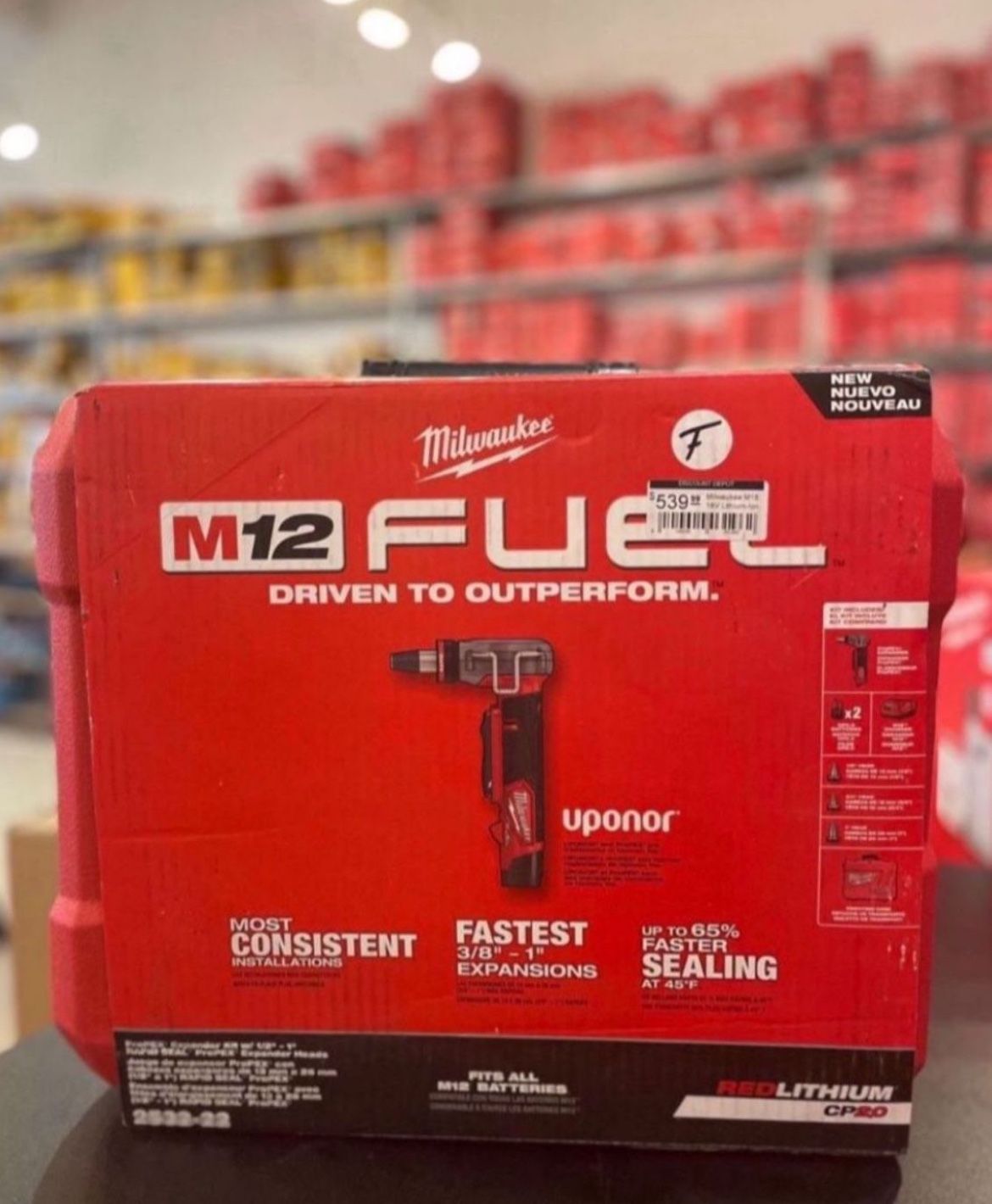 MILWAUKEE M18 M12 FUEL ProPEX Expander Tool Kit with 1/2 in. - 1 in ...