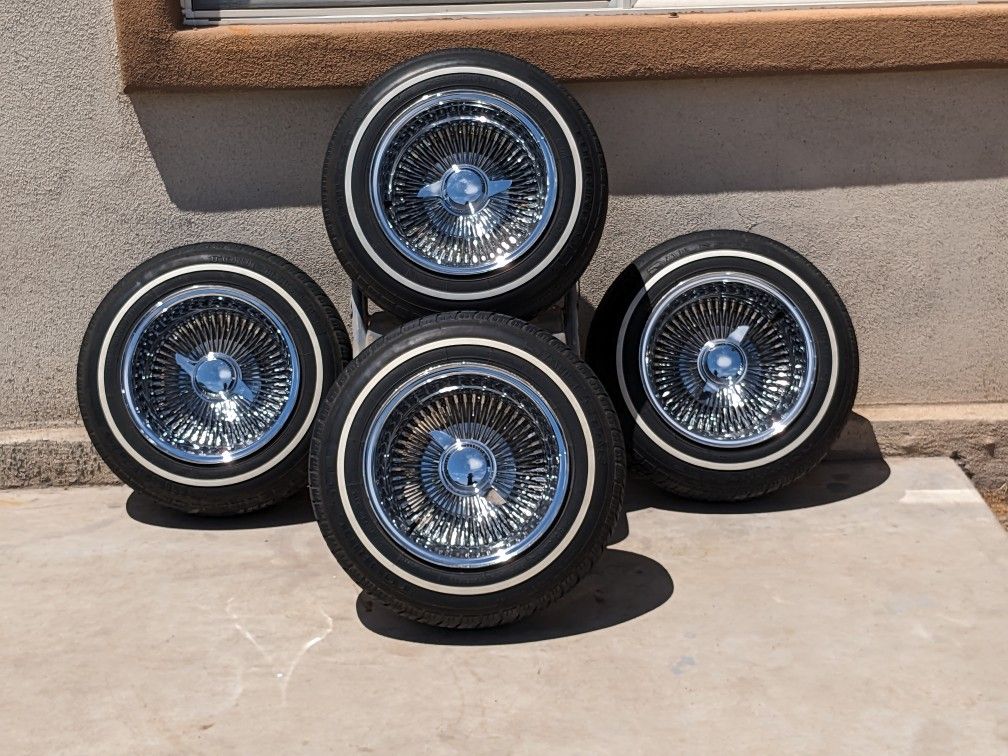 13x7 Spoke Wire Wheels for Sale in Phoenix, AZ - OfferUp