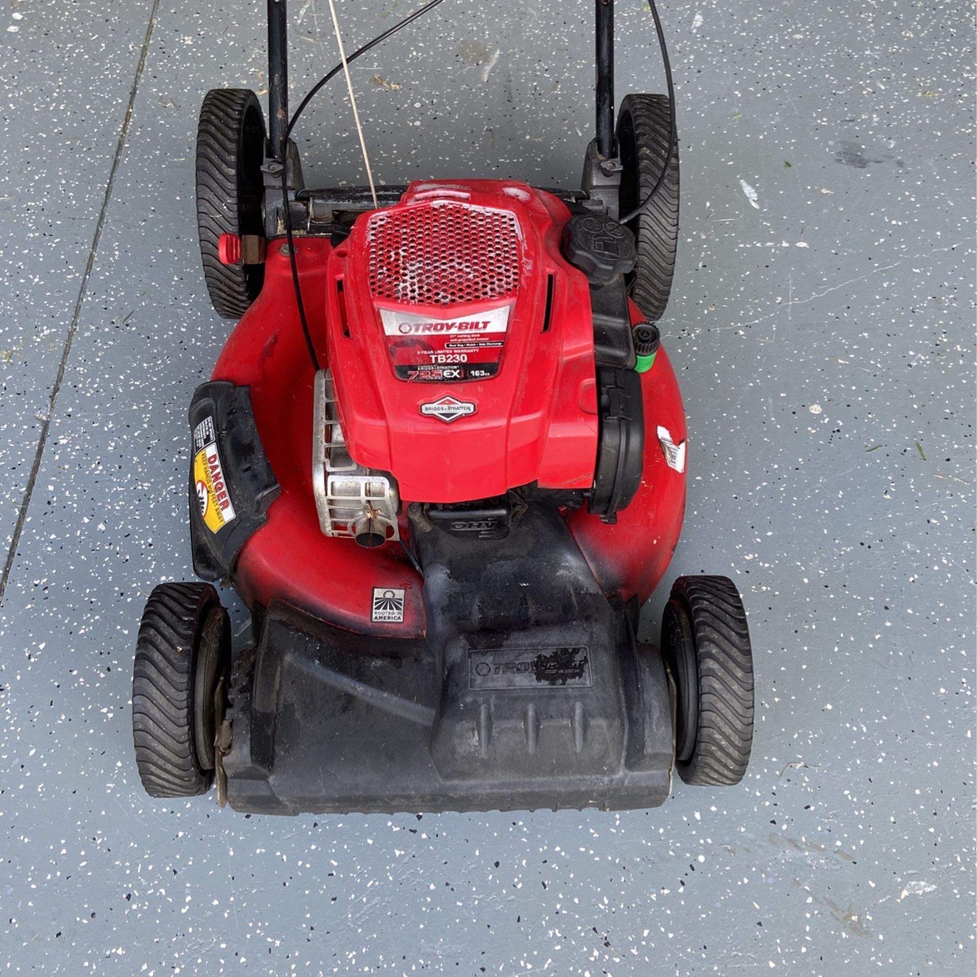 Troy-Bilt TB230 190cc 21” Self-Propelled Lawnmower for Sale in Zephyrhills, FL - OfferUp