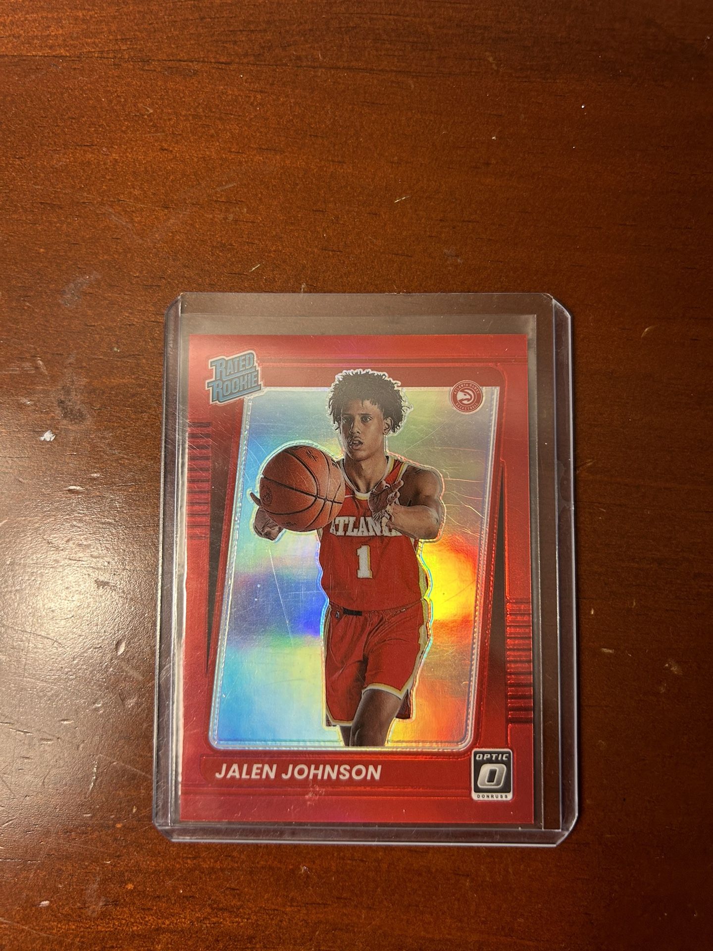 2021 Panini Donruss Optic Jalen Johnson #181 Red 01/99 Jersey # Rookie for Sale in Miami, FL ...
