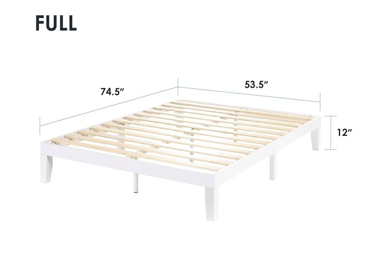 Base Bed Full White Wood for Sale in Miami, FL - OfferUp