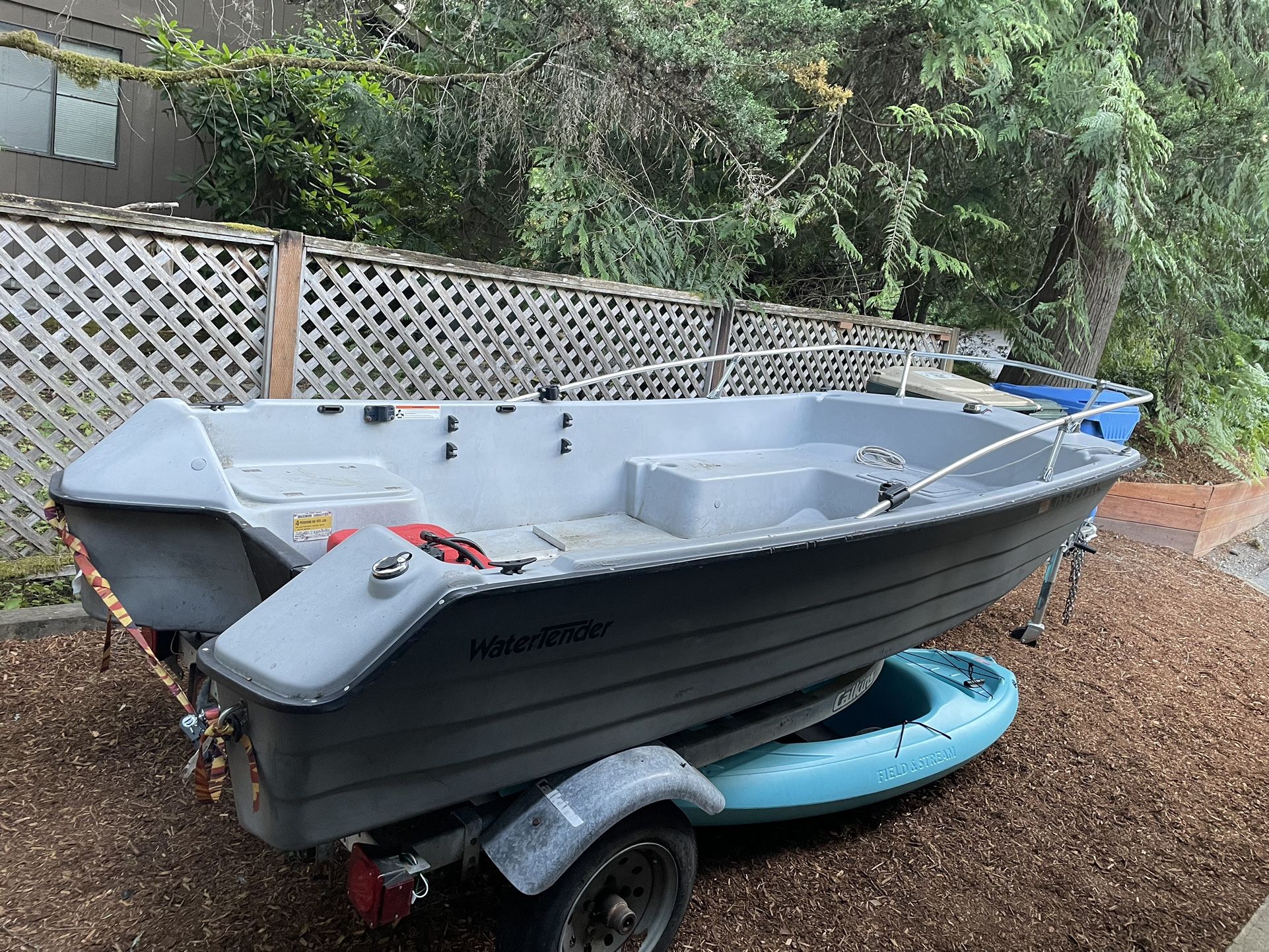 WaterTender 11.3ft John Boat With Motor for Sale in Olympia, WA - OfferUp