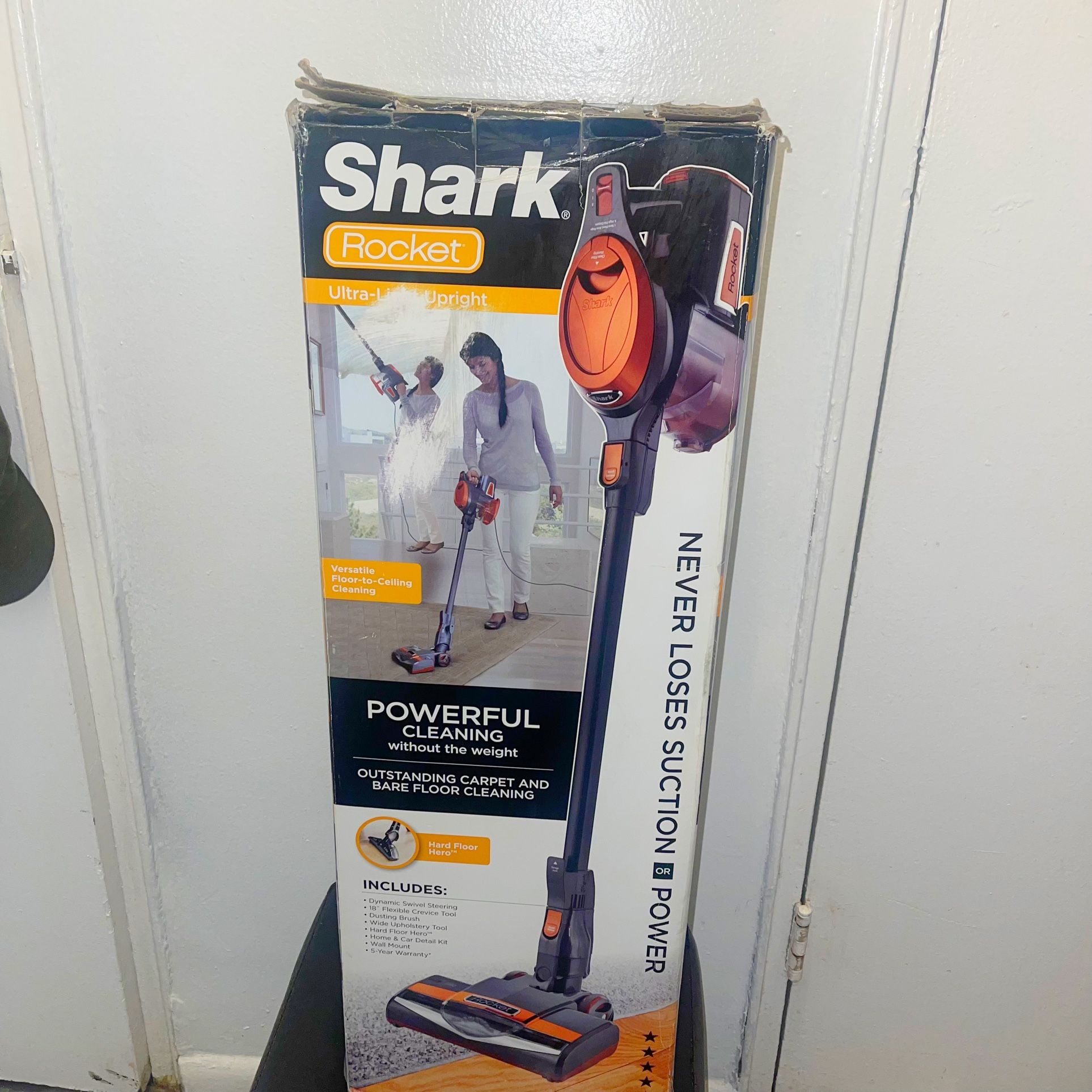Shark Rocket Ultra-Light Corded Bagless Vacuum for Carpet and Hard ...