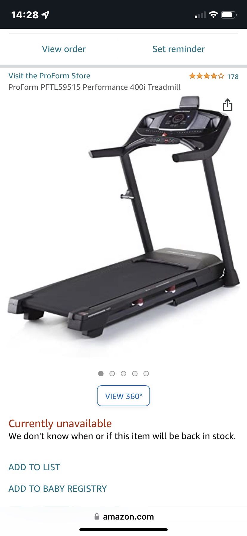Proform PFTL59515 Performance 400i Treadmill ($250) for Sale in San ...