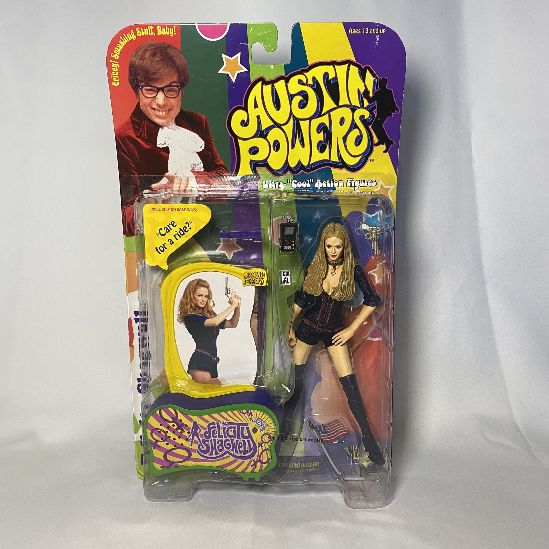 McFarlane Toys Austin Powers Felicity Shagwell Action Figure Vtg 1999 ...