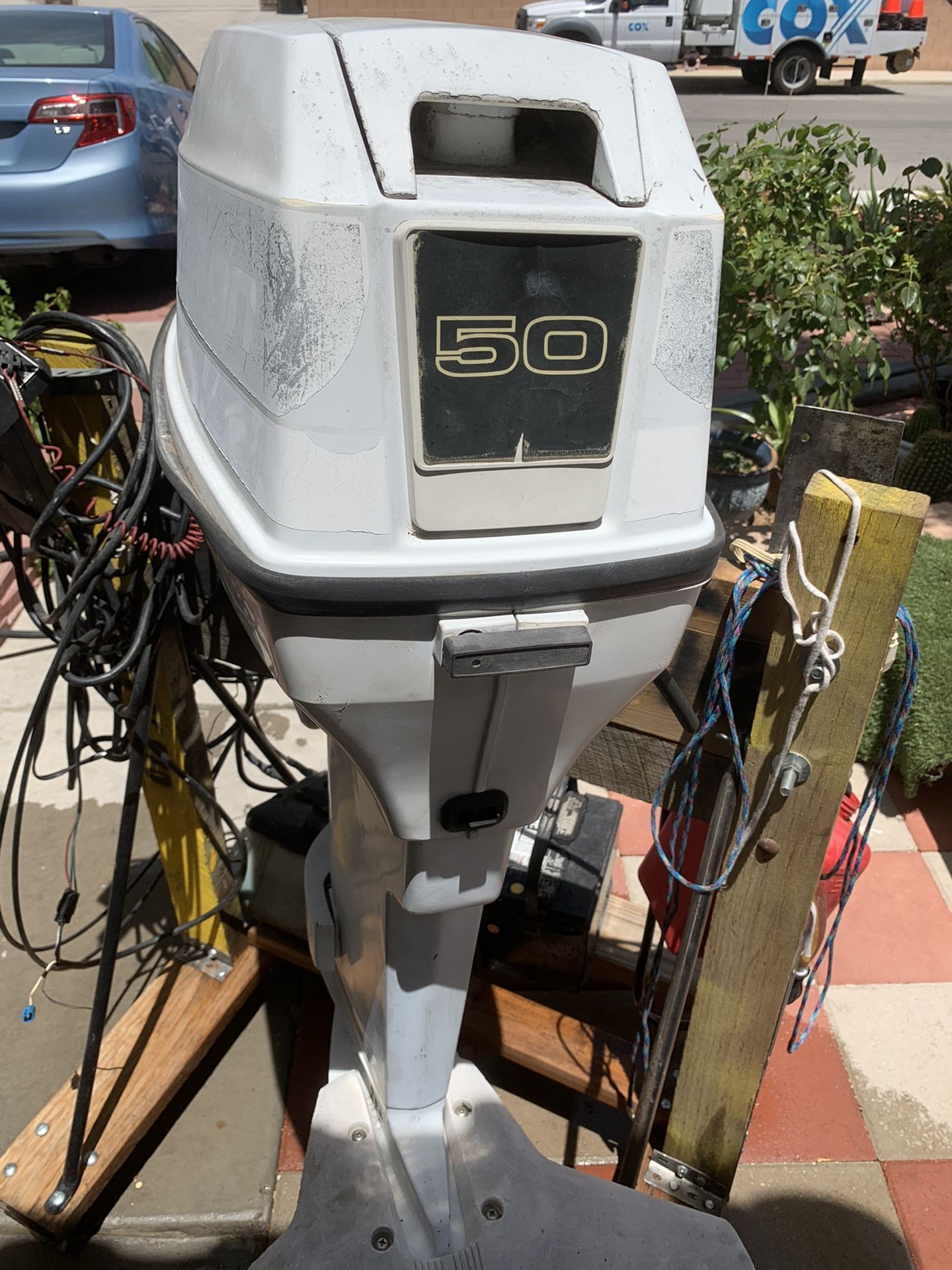 boat Johnson 50 outboard motor for Sale in Las Vegas, NV - OfferUp