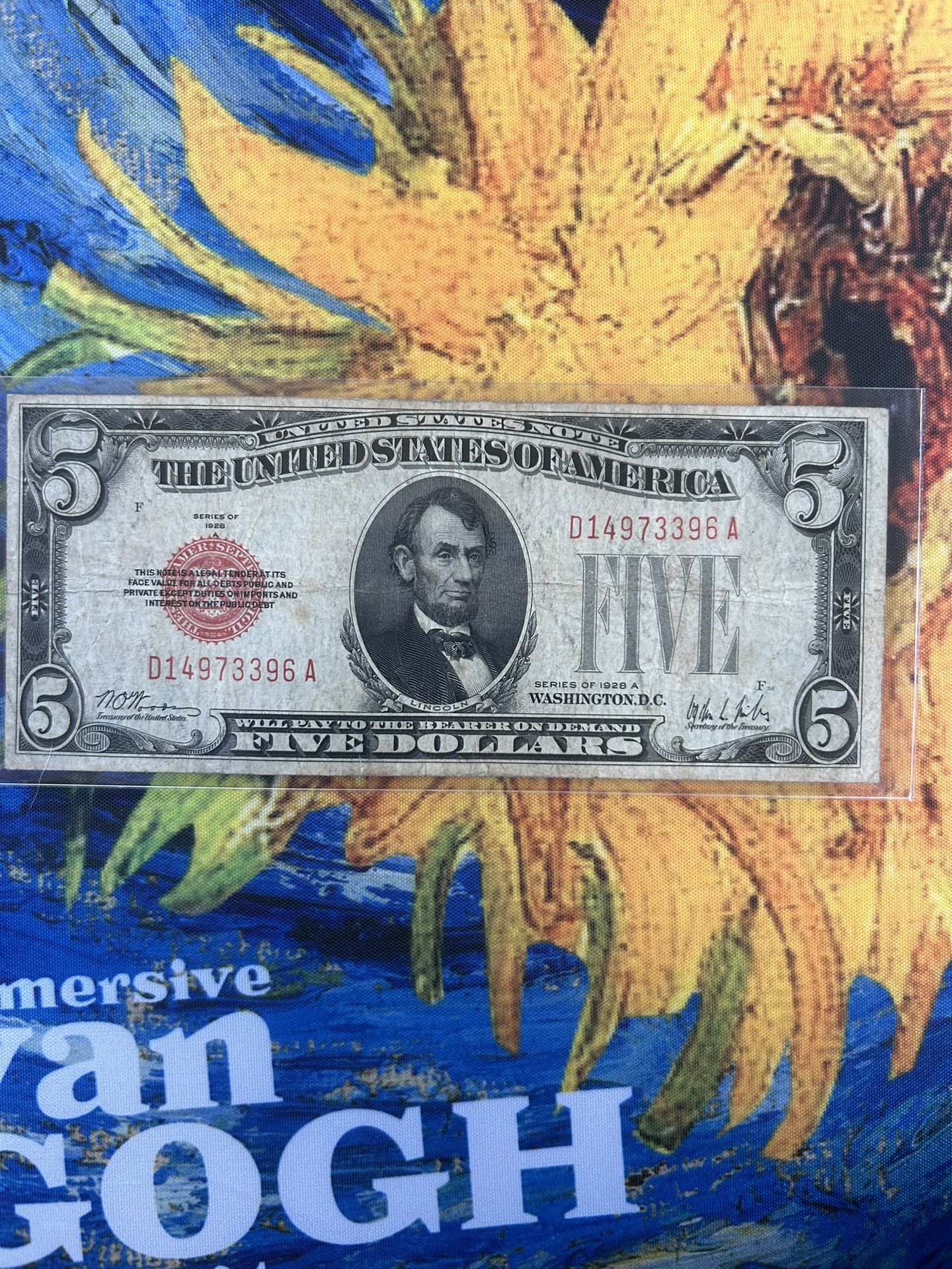 Rare 5 Dollar 1928 Bill for Sale in Los Angeles, CA - OfferUp