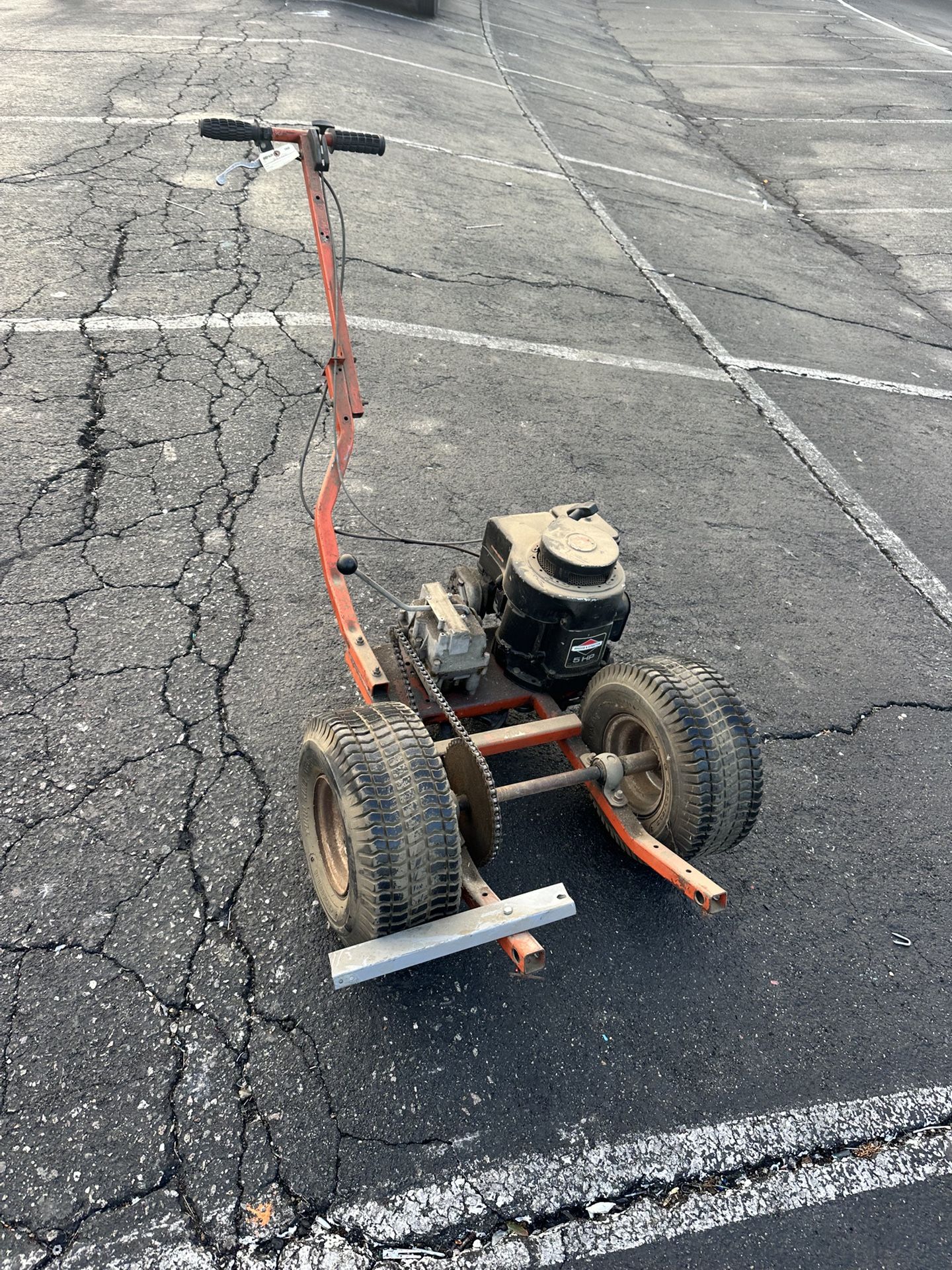 aircraft tug, specifically a Power Tow 40 EZ model. This is an aircraft ...