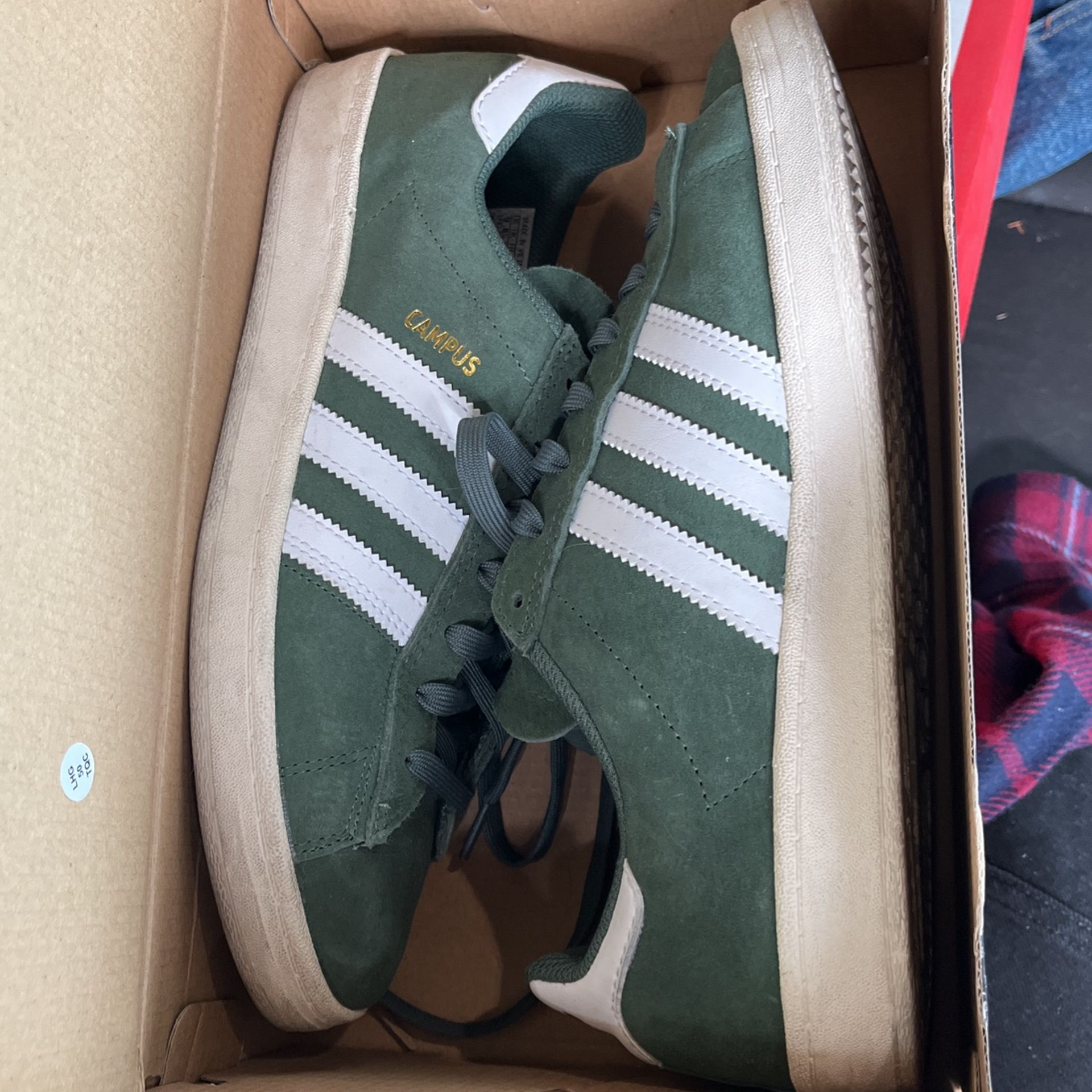 Adidas Campus Adv Green Suede Men’s 9 for Sale in Monterey Park, CA ...