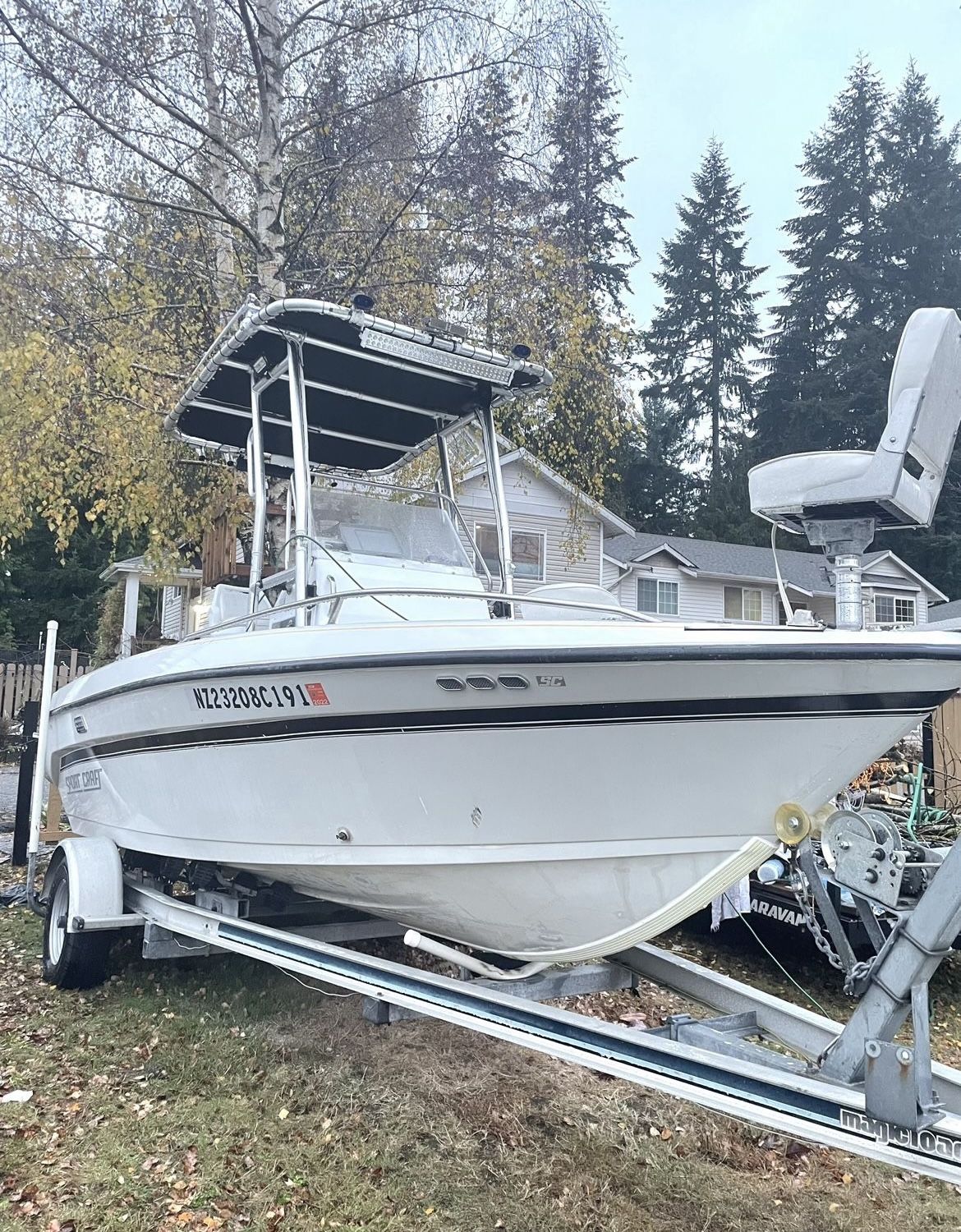 Sport Craft SC 19’ Feet Fishing Boat 1993 + Trailer — Ready To Go for ...