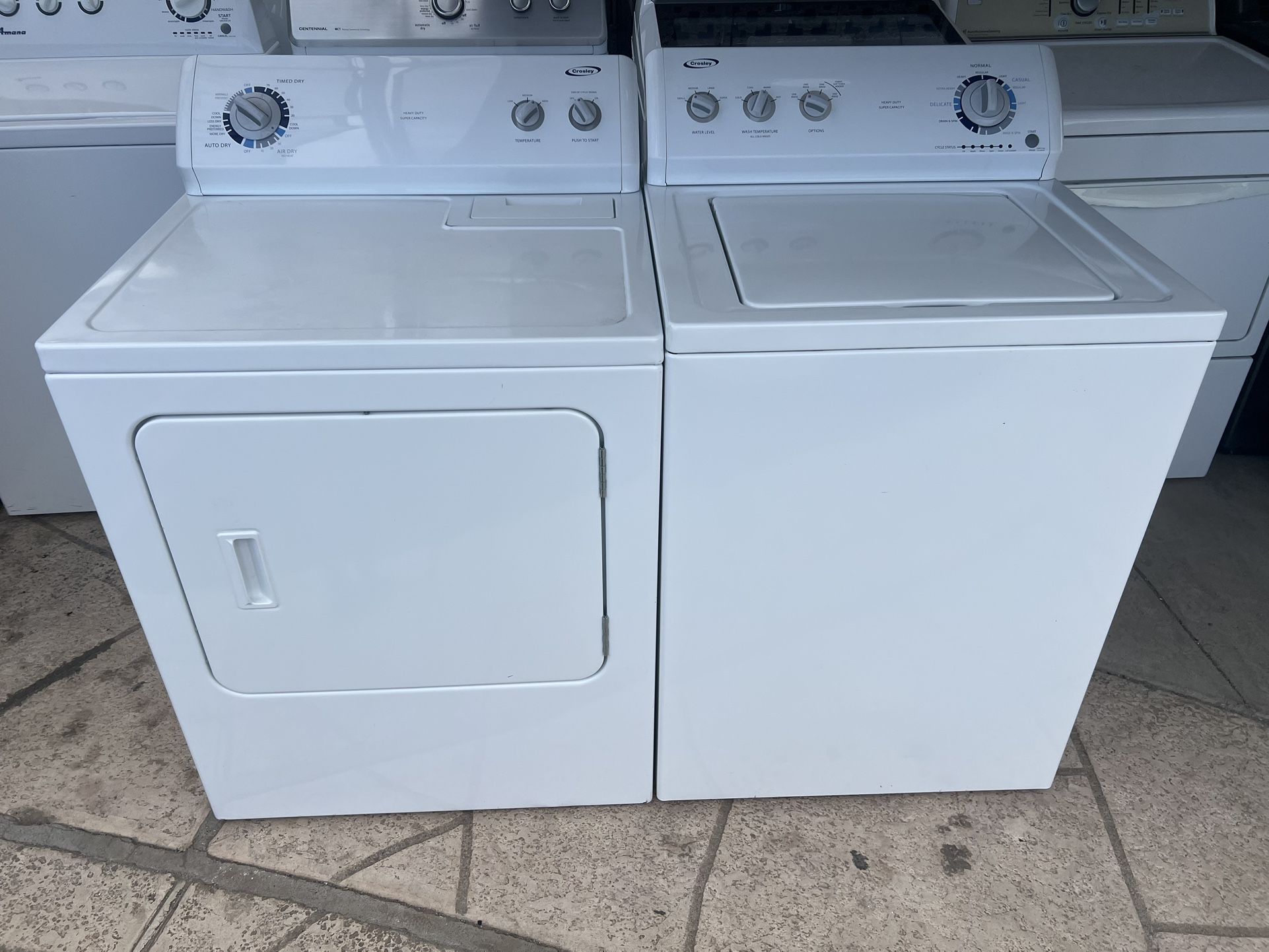 Crosley By Whirlpool Washer And Electric Dryer High Efficiency Large ...