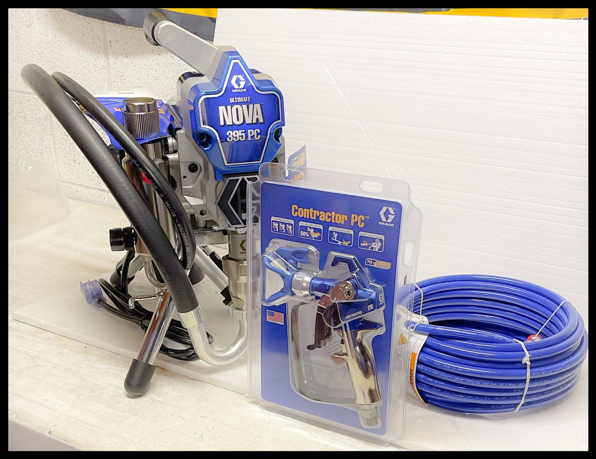 Graco 17E844 Ultra 395 PC Electric Airless Sprayer Stand Tools Machinery
