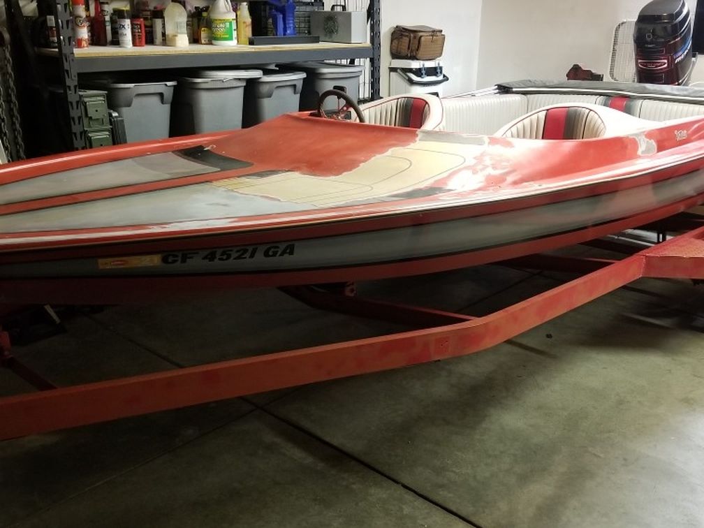 1976 18' Tahiti Ski Seed Boat 150hp Mercury Outboard for Sale in ...