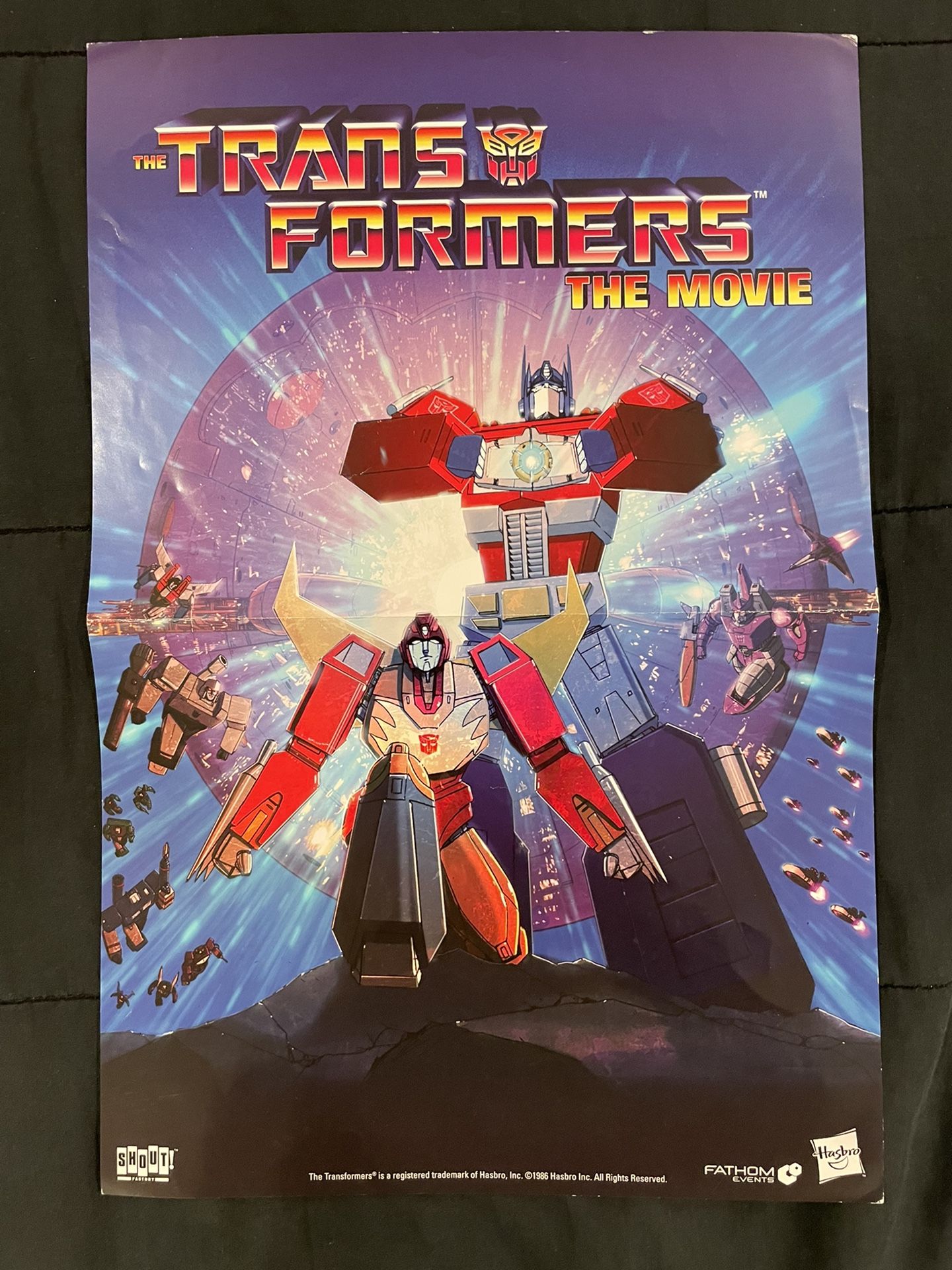 Transformers Movie Poster 1986