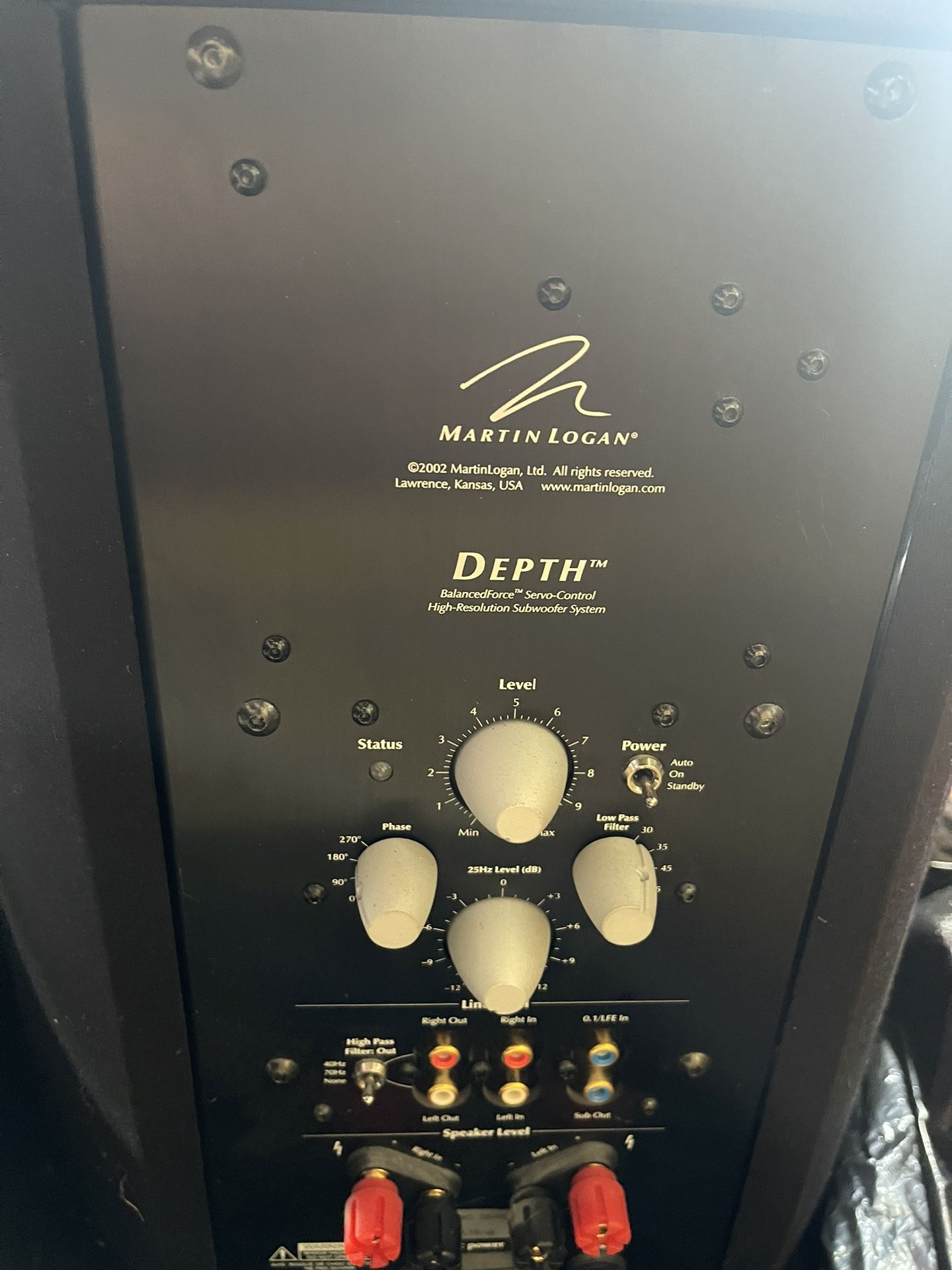 Martin Logan Depth OBO for Sale in Riverside, CA - OfferUp