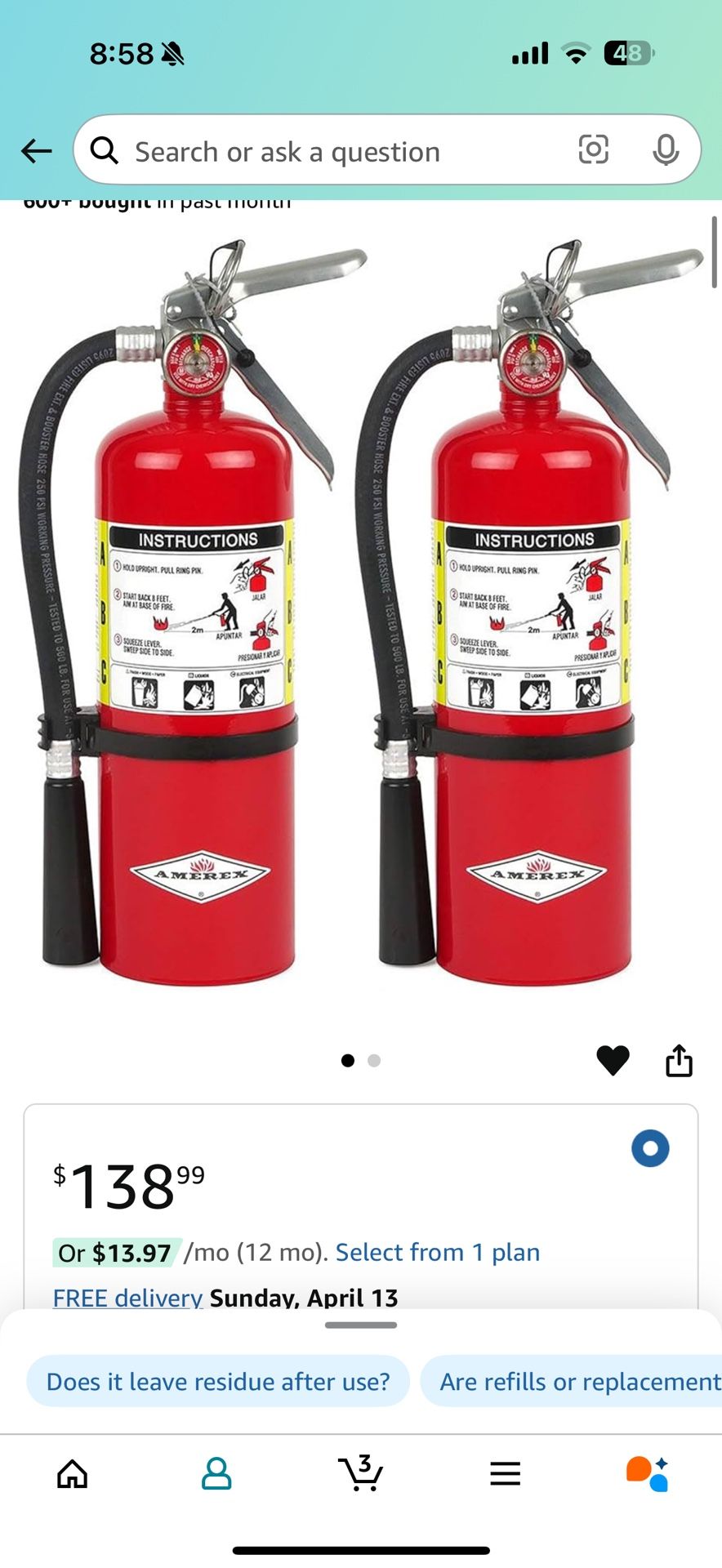 Dry Fire 5lbs Abc Fire Extinguisher Amerex ABC Dry Chemical ...
