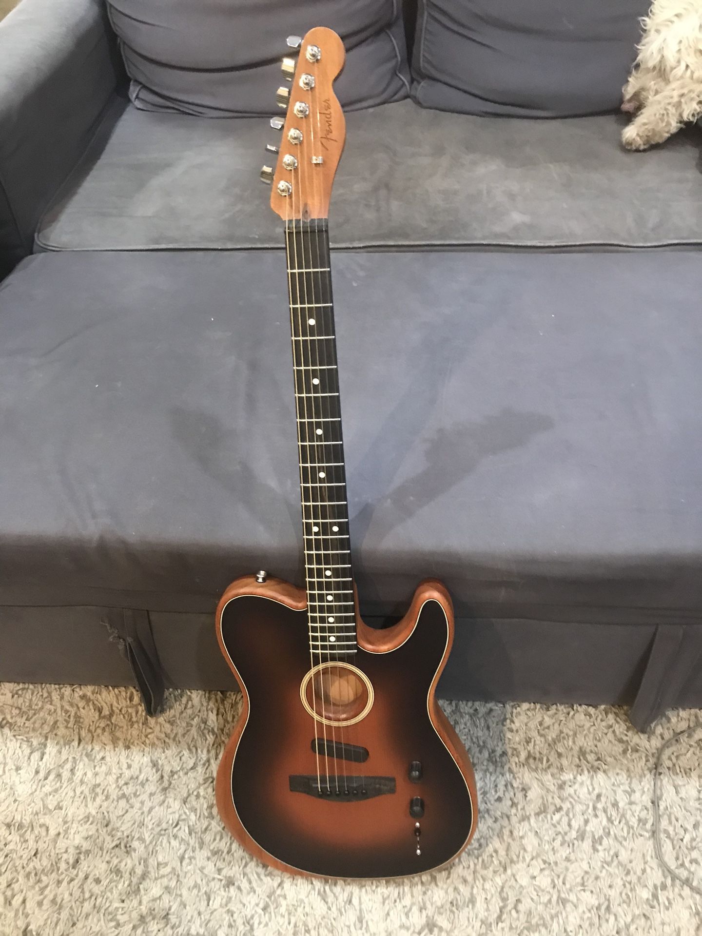 USA Made Fender Telecaster Acoustasonic Acoustic Electric Guitar for ...