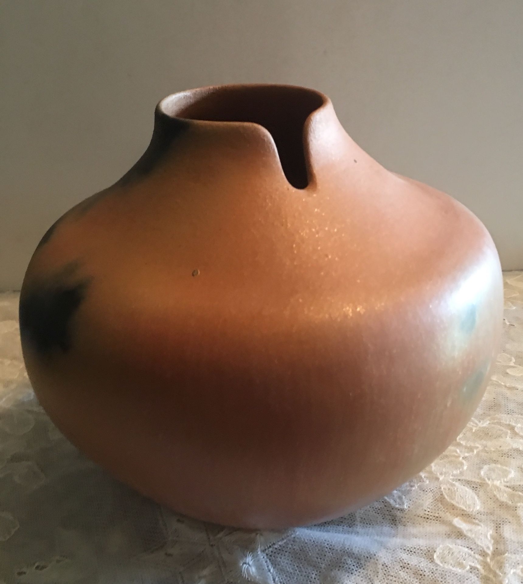 Beautiful Native American Indian Pottery Santa Clara Pueblo Large Vase ...