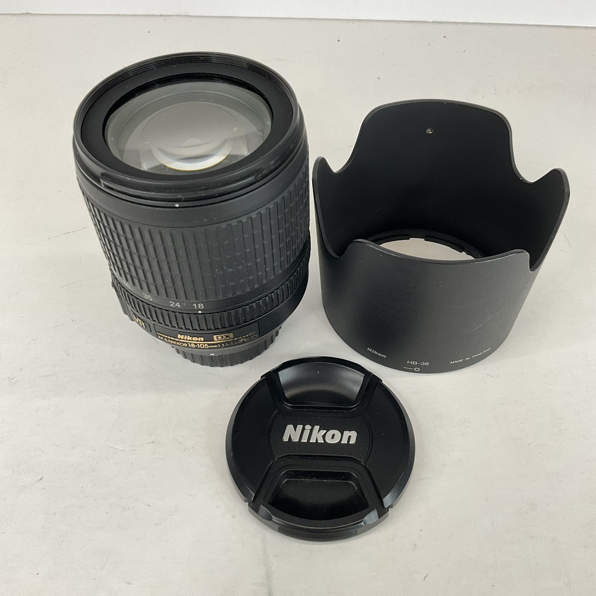 Nikon DX AF-S Nikkor 18-105mm F-Mount for Sale in Kent, WA - OfferUp
