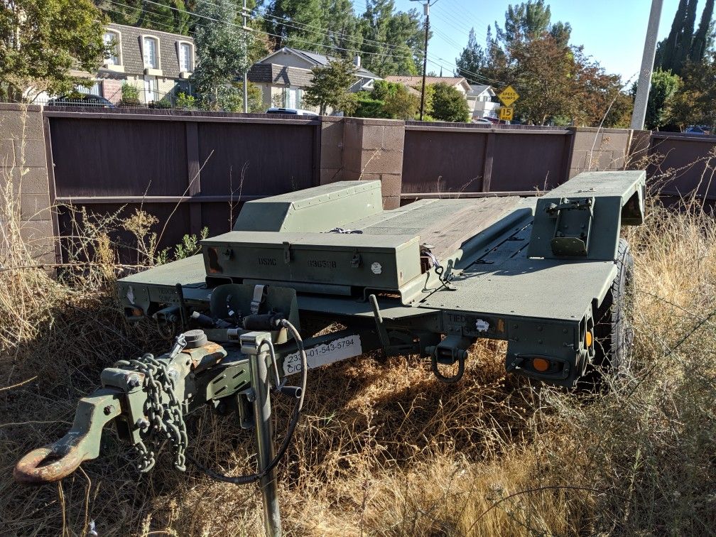 Military flat bed trailer for Sale in Los Angeles, CA - OfferUp