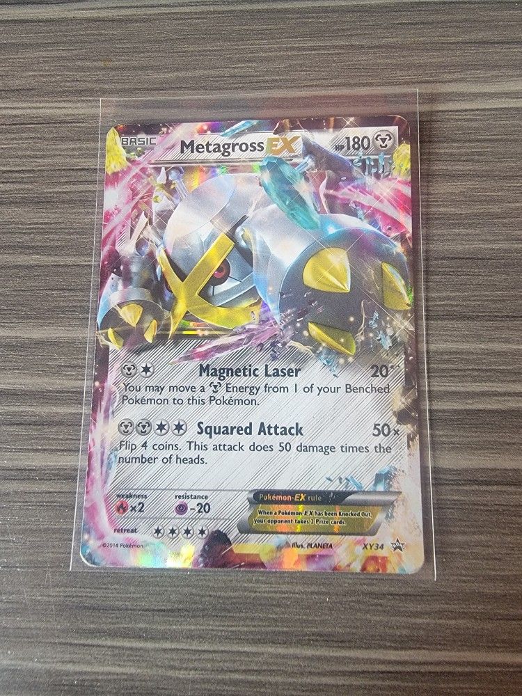 Pokemon Metagross Ex Card