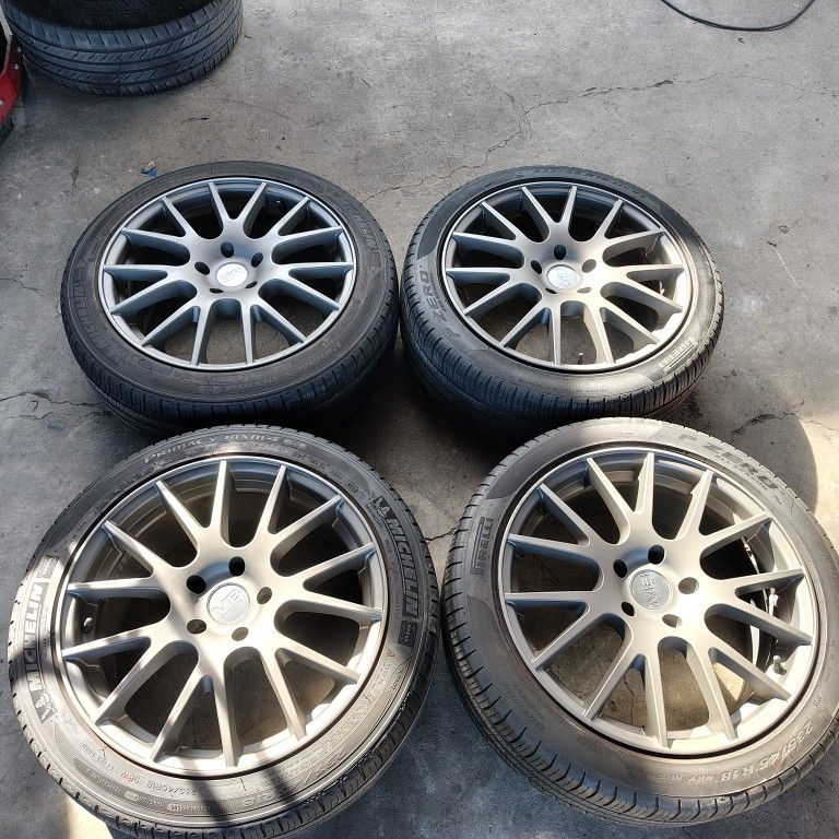 5x114 Bolt Patern 18x8 Offset 40 Tires 235/45/R18 for Sale in Spring ...