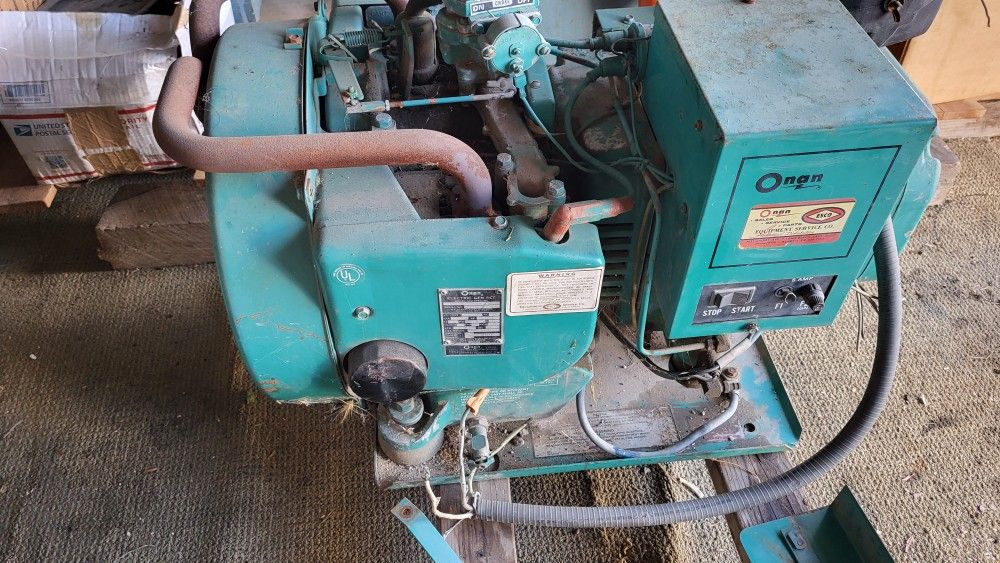 4KW 4000 Watt Onan Generator Gen Set Trailer Weekend Warrior 5th Wheel ...